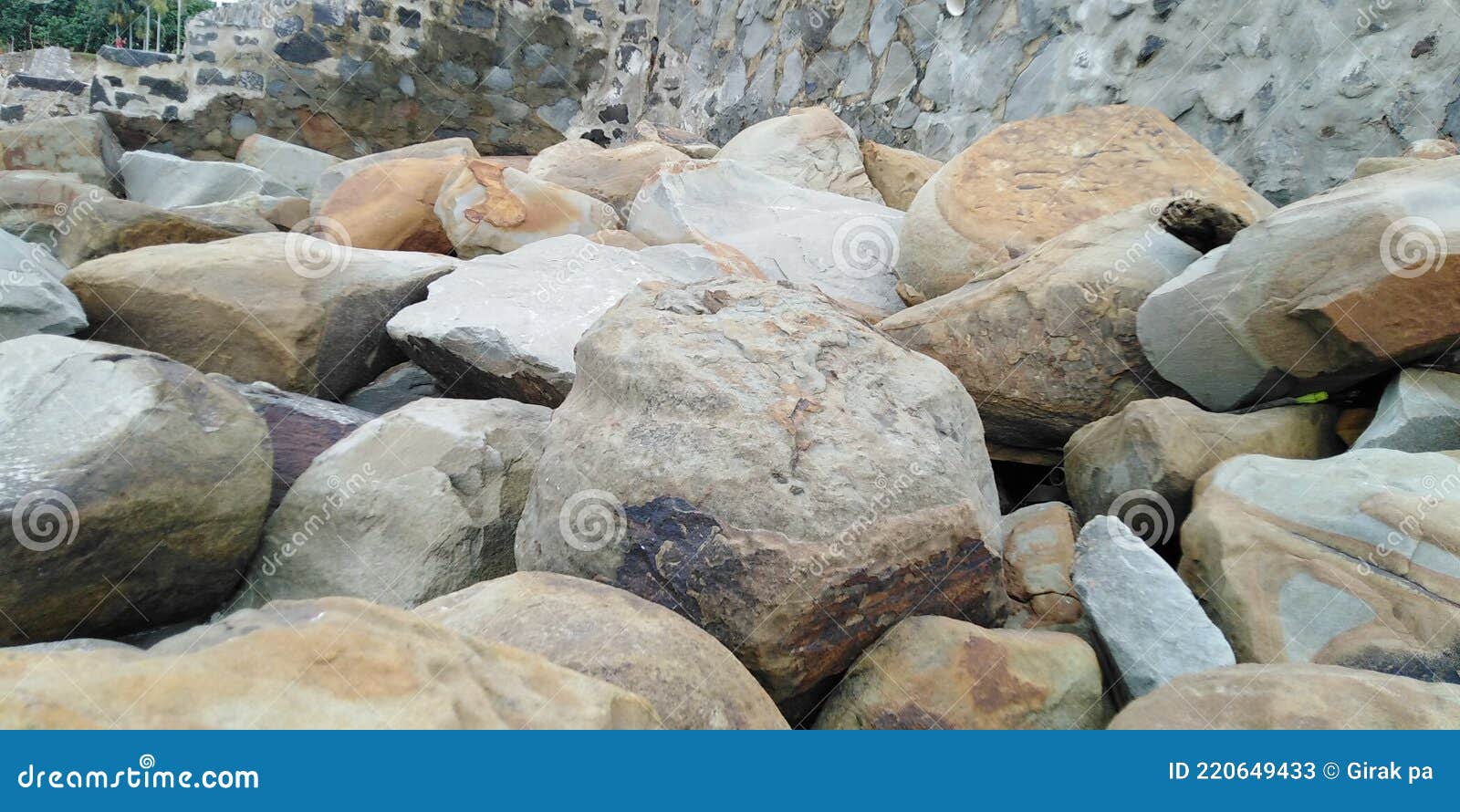 Stone or Rock As a Substance or Material Stock Image - Image of geology ...