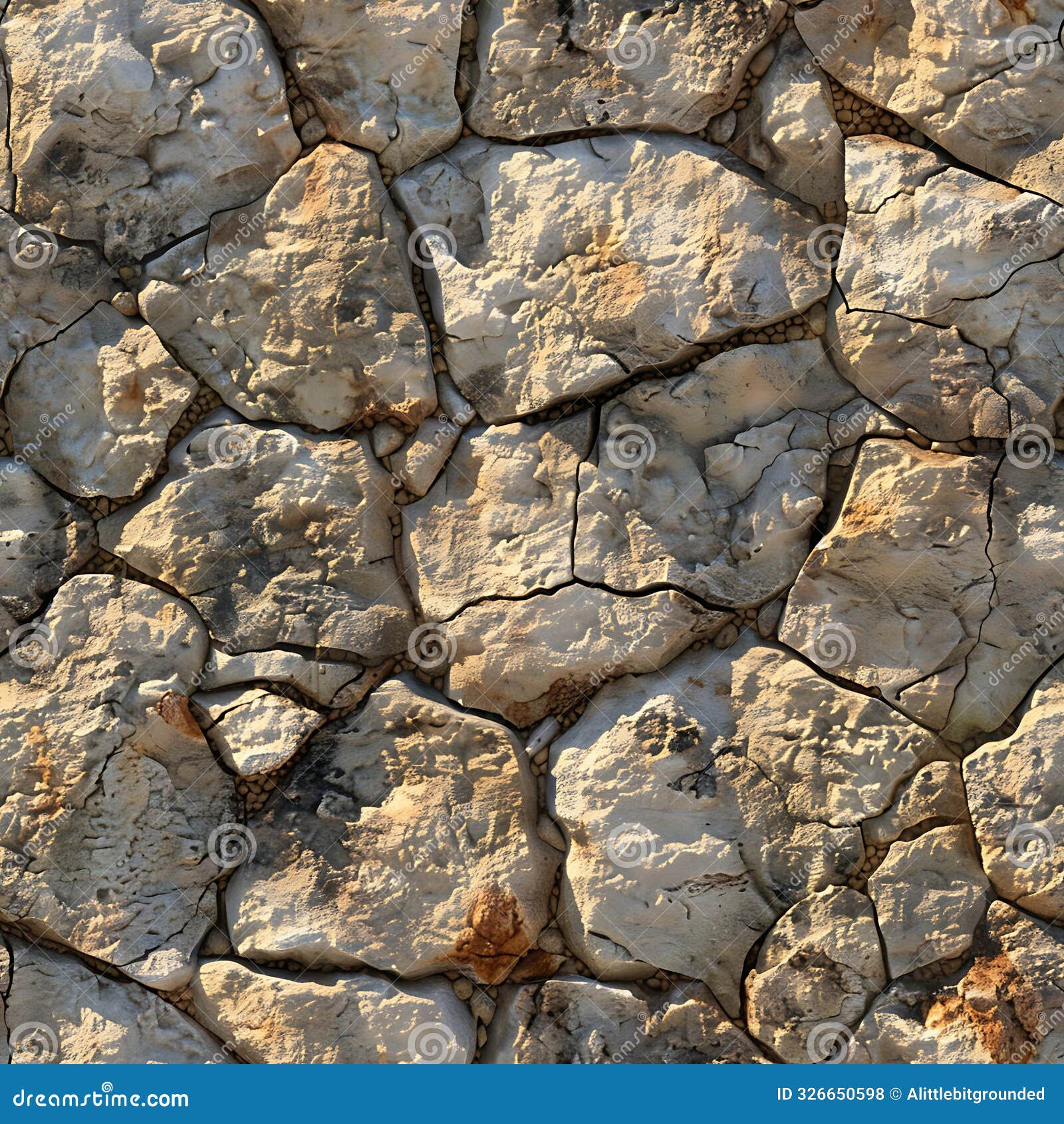 Stone Rock Face Texture in a Seamless Repeating Pattern Stock ...