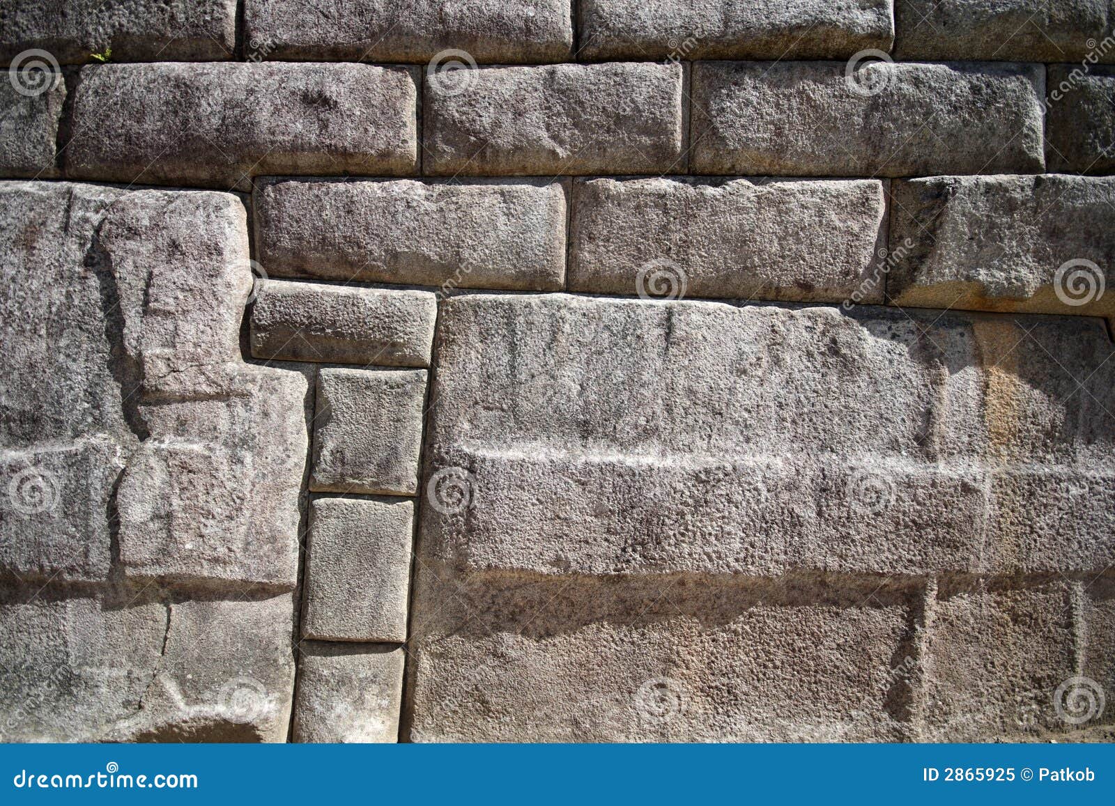 Stone Rock Wall stock image. Image of archaeology, peru - 2865925