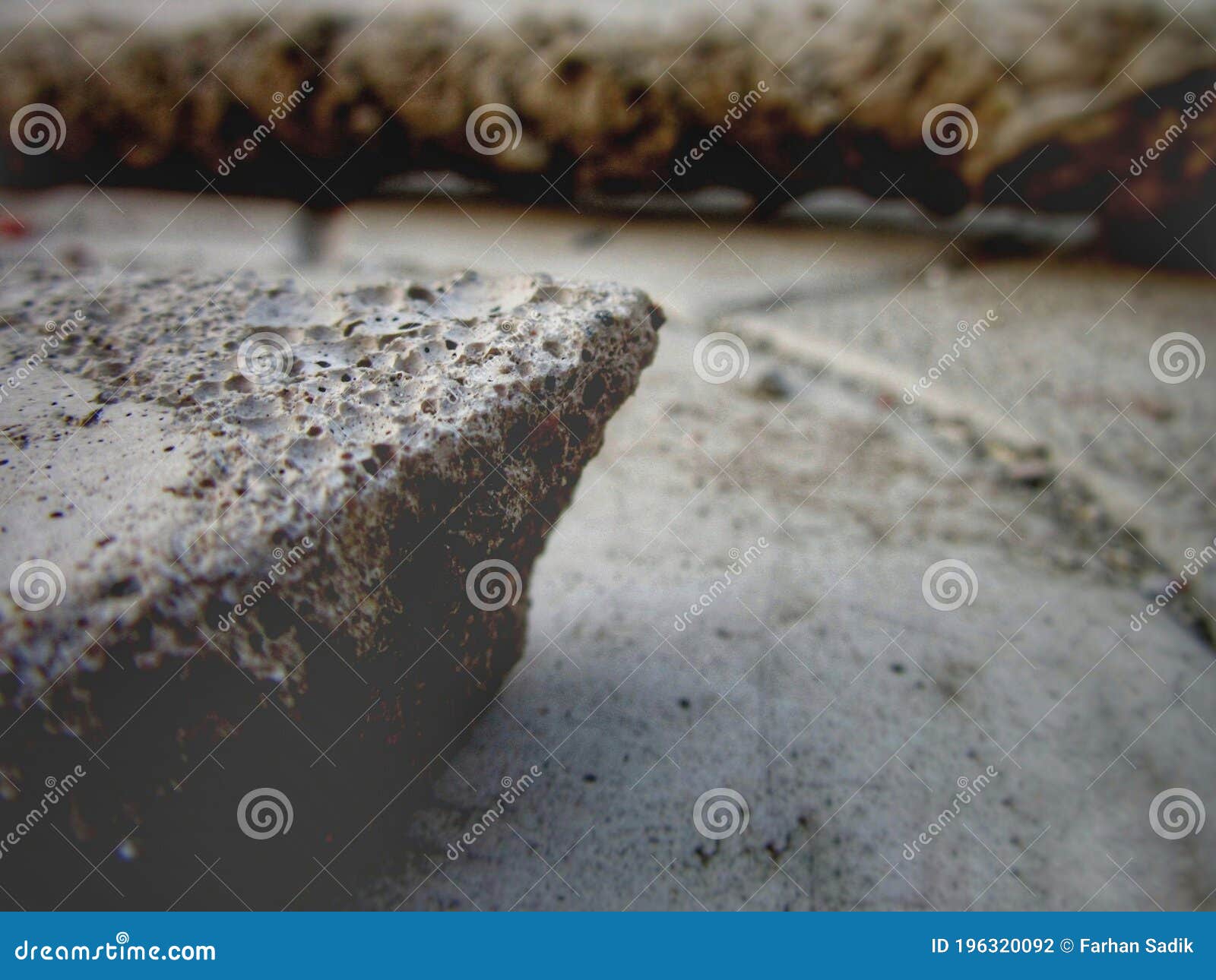 A stone and the rope. stock photo. Image of stone, construction - 196320092