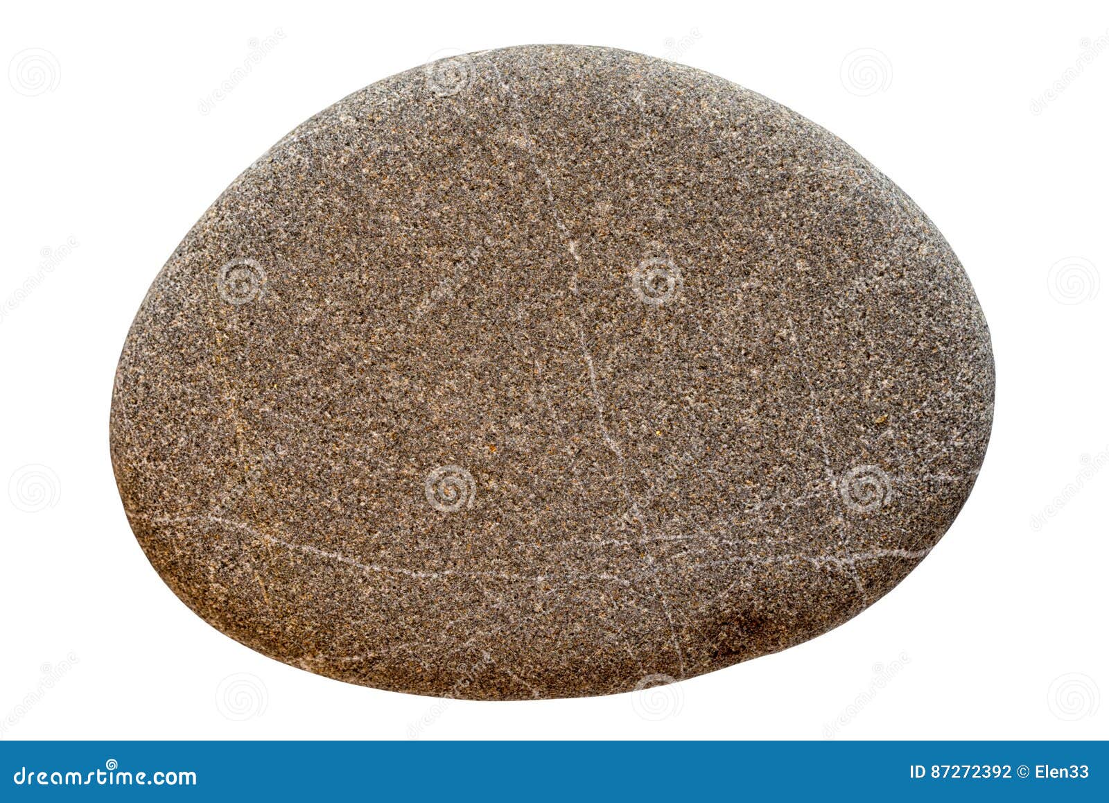 Stone stock photo. Image of cobble, roundish, isolated - 87272392