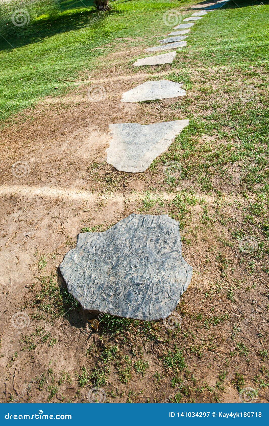 Path Of Stones On The Ground. Texture, Background. Royalty-Free Stock ...