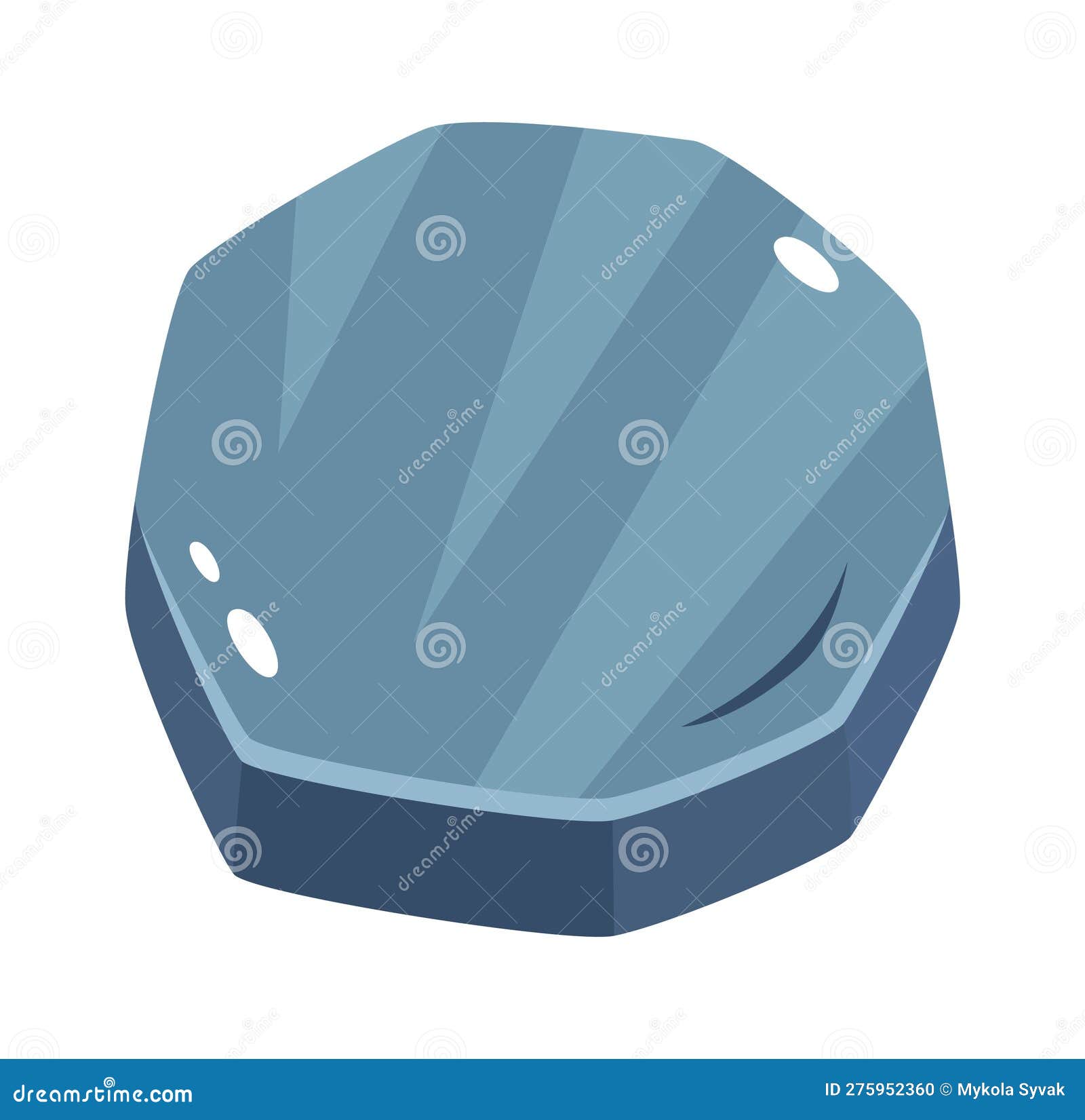 Stone Round Stand stock vector. Illustration of white - 275952360