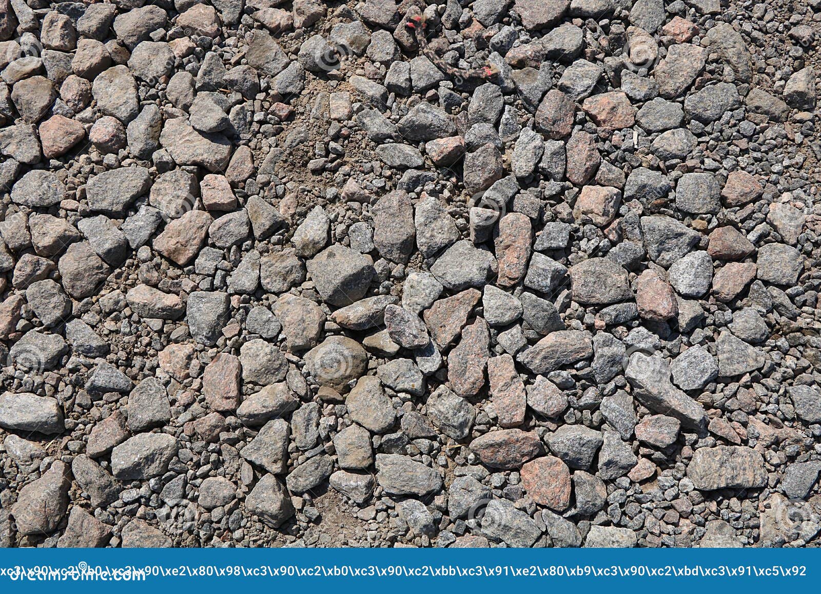 Stone Rubble for Use As a Background or Texture with a Cement Stain ...