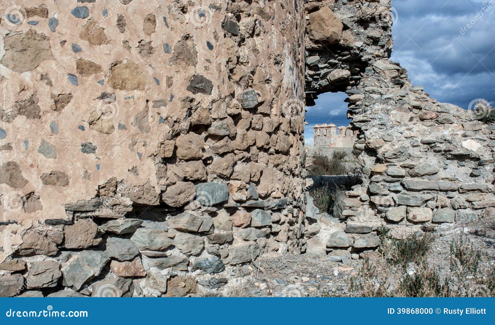 Stone ruins stock photo. Image of rock, broken, structure - 39868000