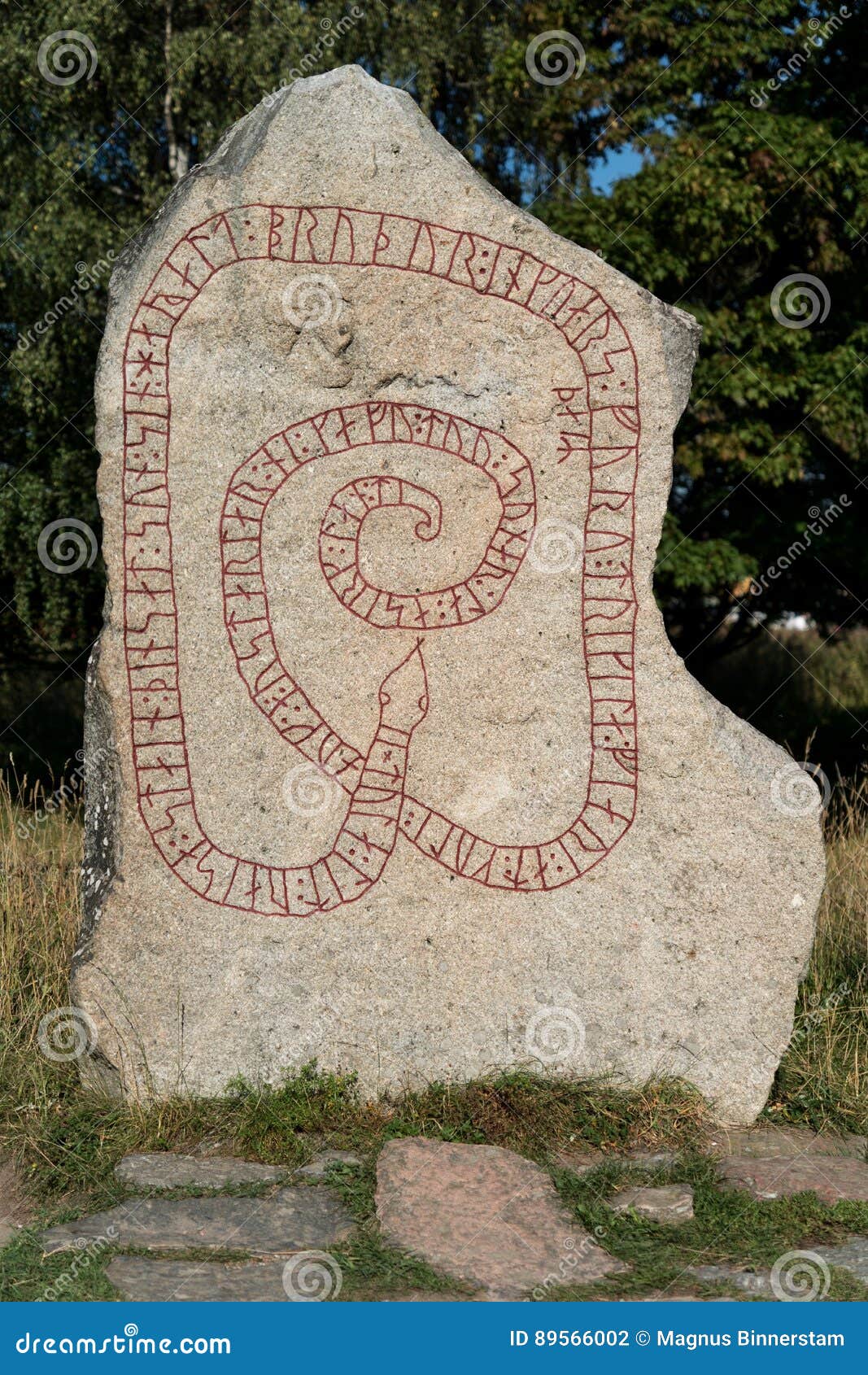 Stone with runes editorial photography. Image of runes - 89566002