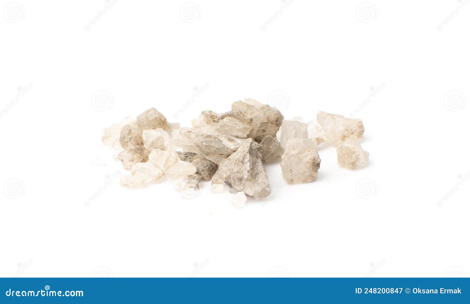 Stone Salt Isolated stock image. Image of detail, ingredient - 248200847