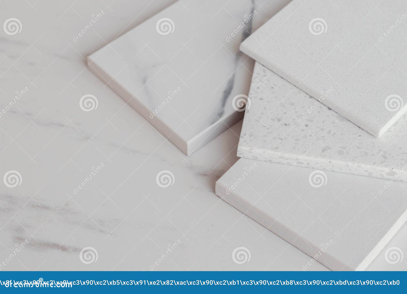 Stone Samples on Light Background Stock Photo - Image of design ...
