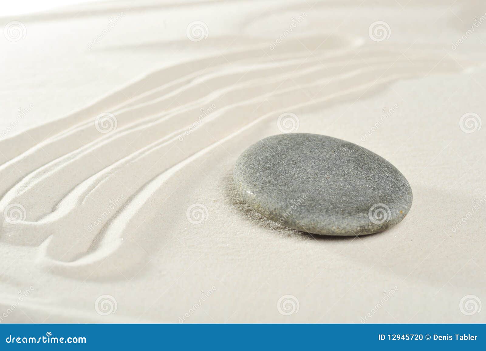Stone on sand stock photo. Image of sand, nature, summer - 12945720