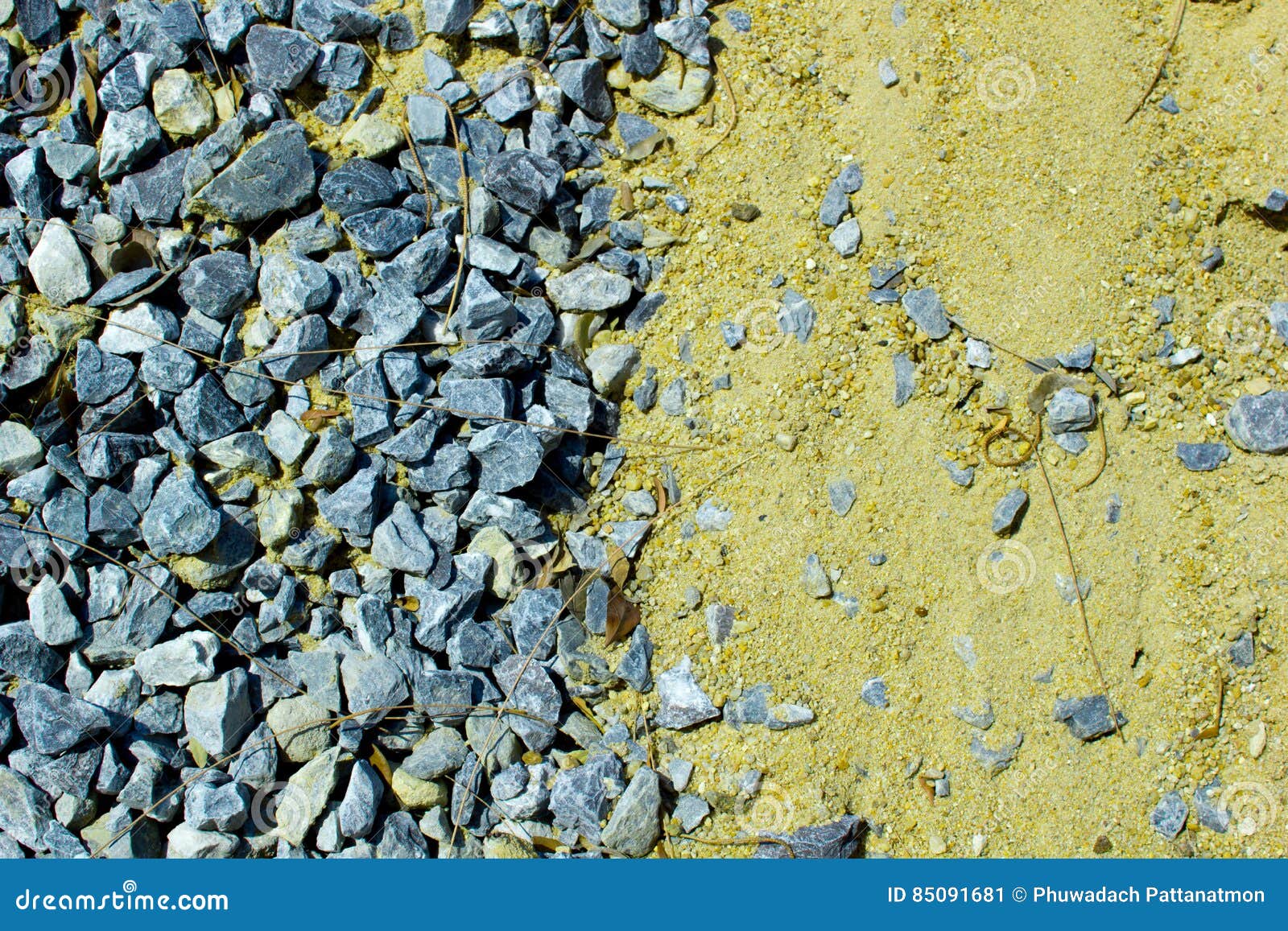 Stone and sand stock image. Image of ingredient, action - 85091681