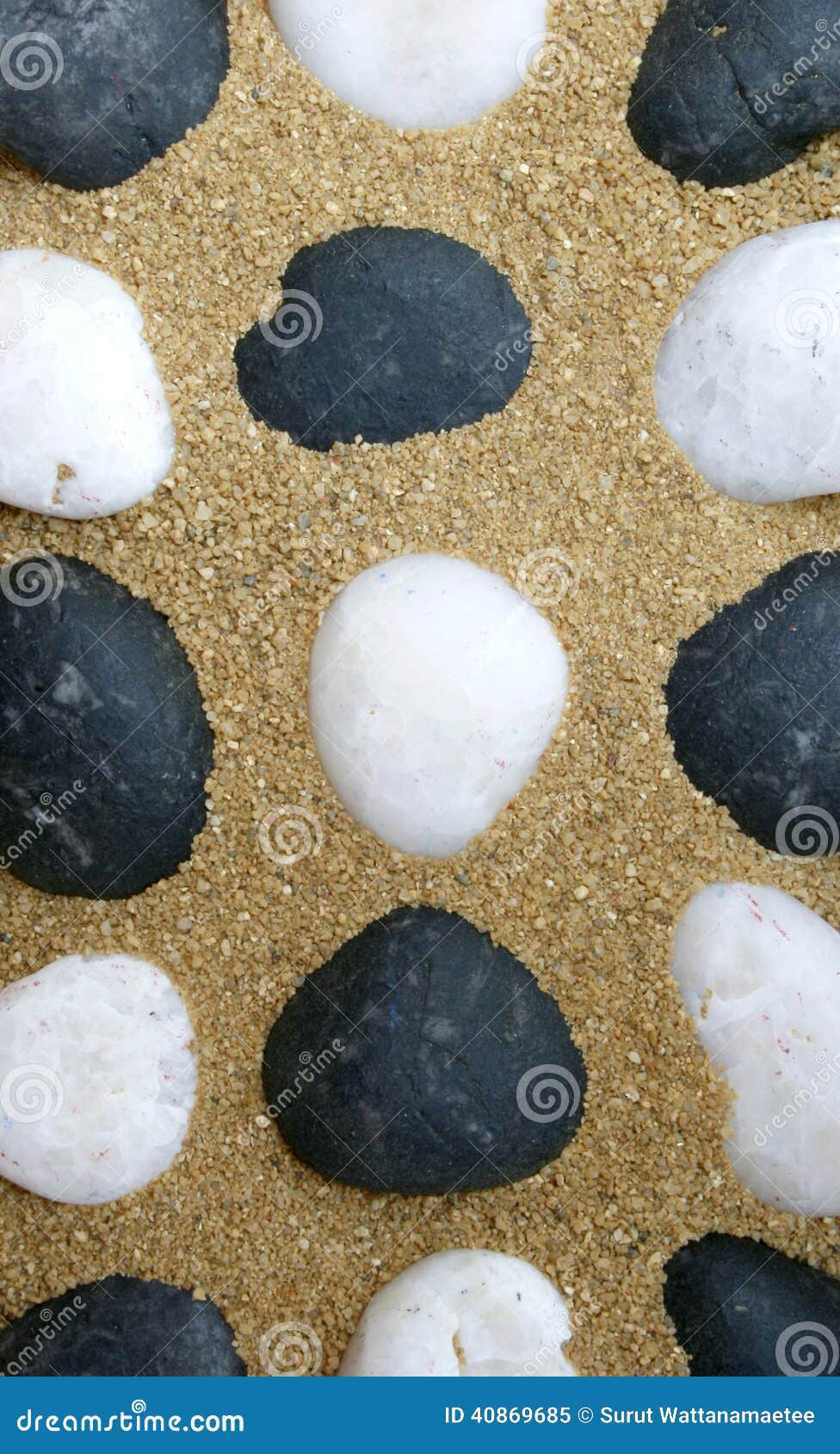 Stone in sand stock image. Image of blue, closeup, outdoor - 40869685