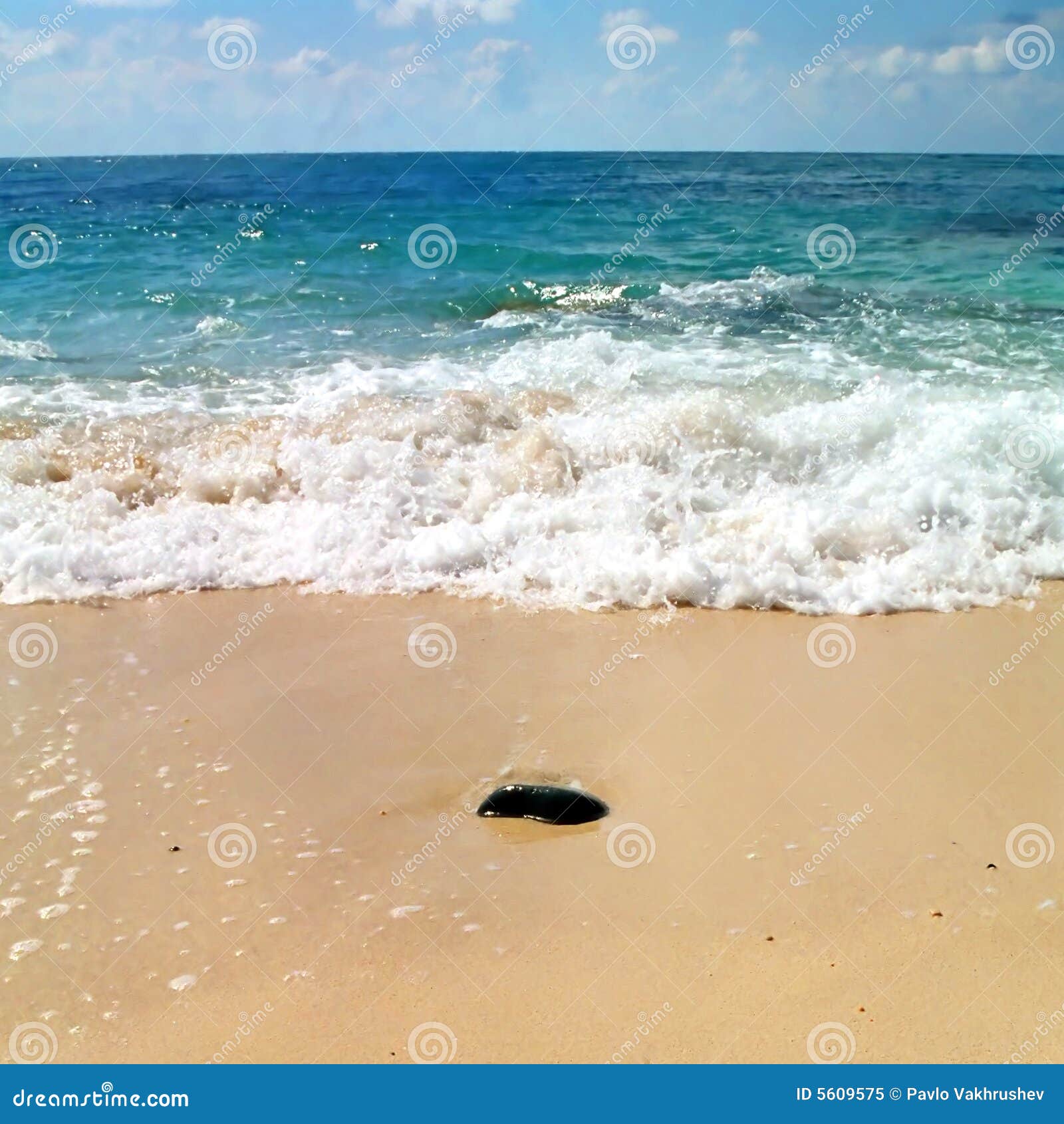 A Bow Wave Behind A Ship Leaving Port. Stock Image | CartoonDealer.com ...