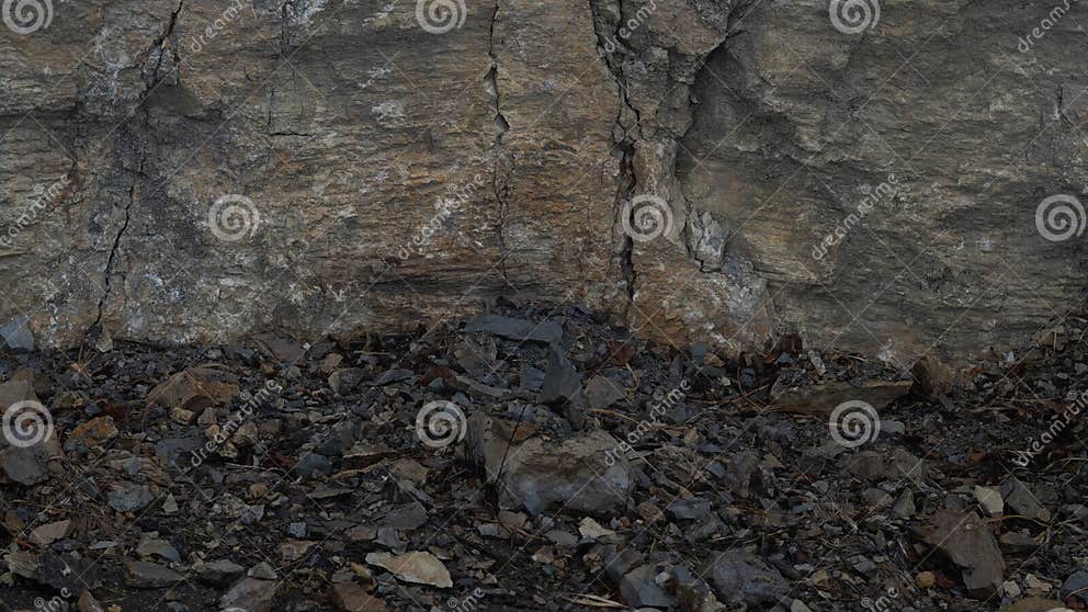.Stone Scale Background - a Textured Surface of Various-sized Stones ...