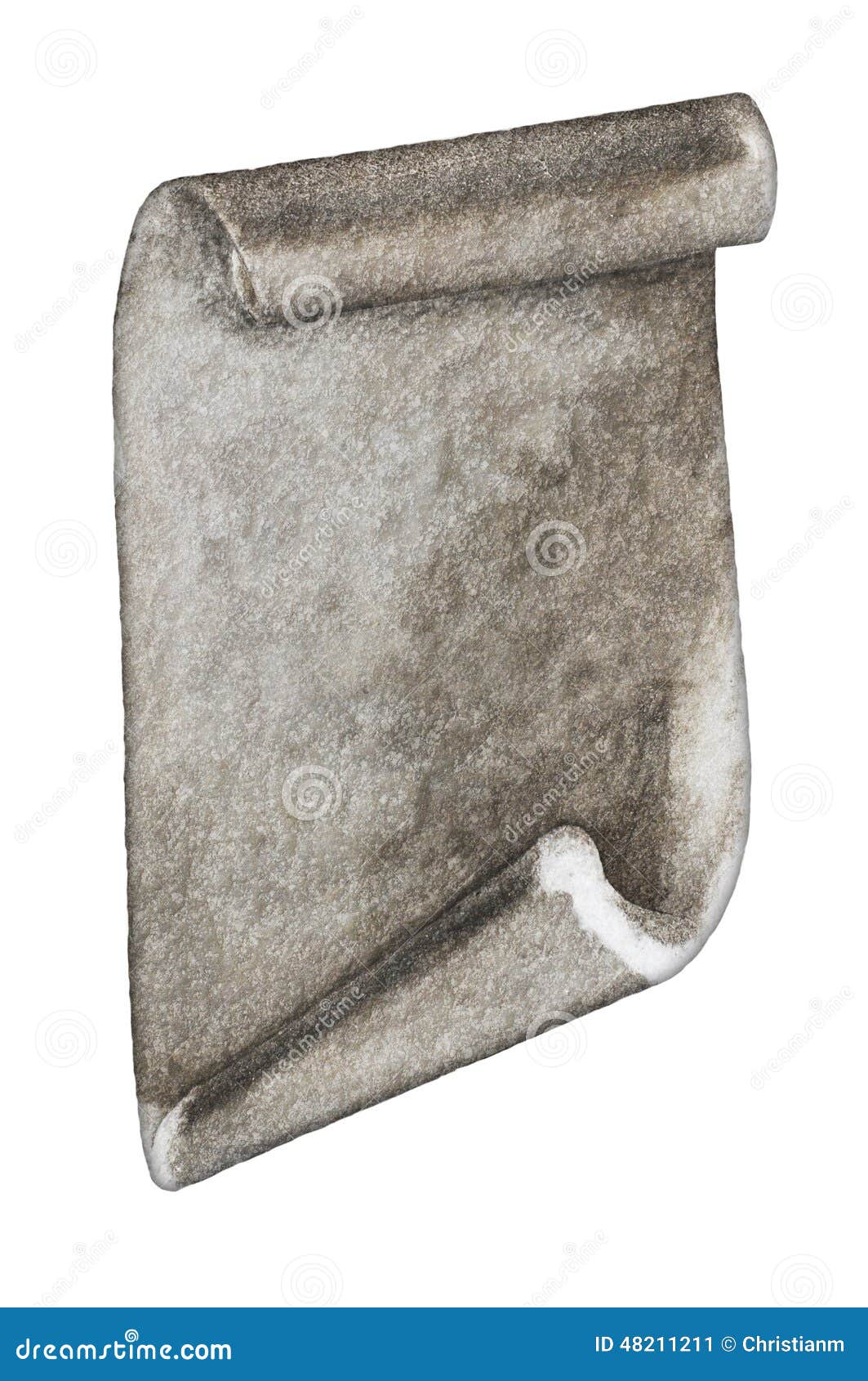 Stone scroll stock image. Image of roll, frame, announce - 48211211