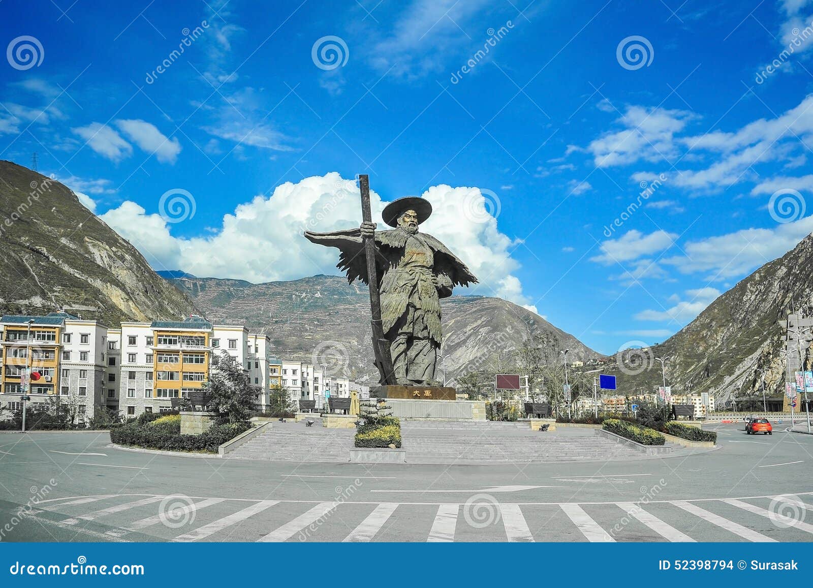 Stone sculpture Prince stock photo. Image of statue, europe - 52398794