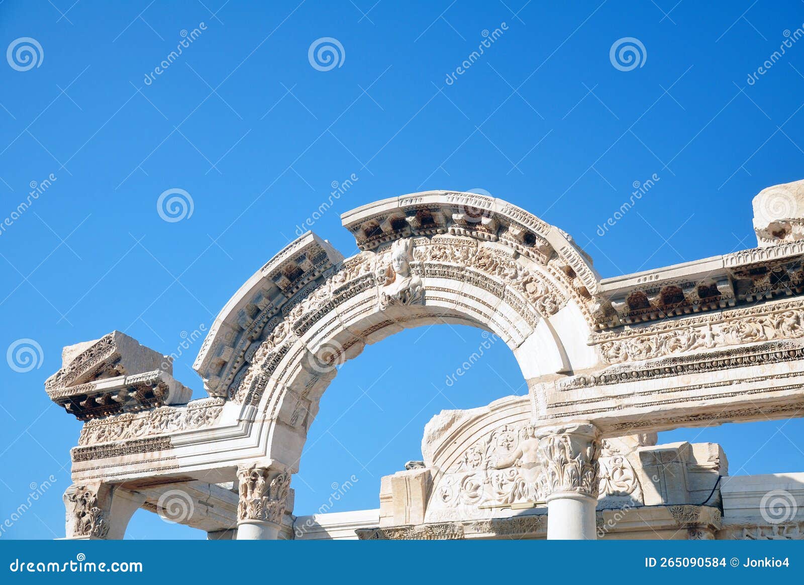 Stone Sculpture Relief from the Temple of Hadrian, Ephesus, Turkey ...