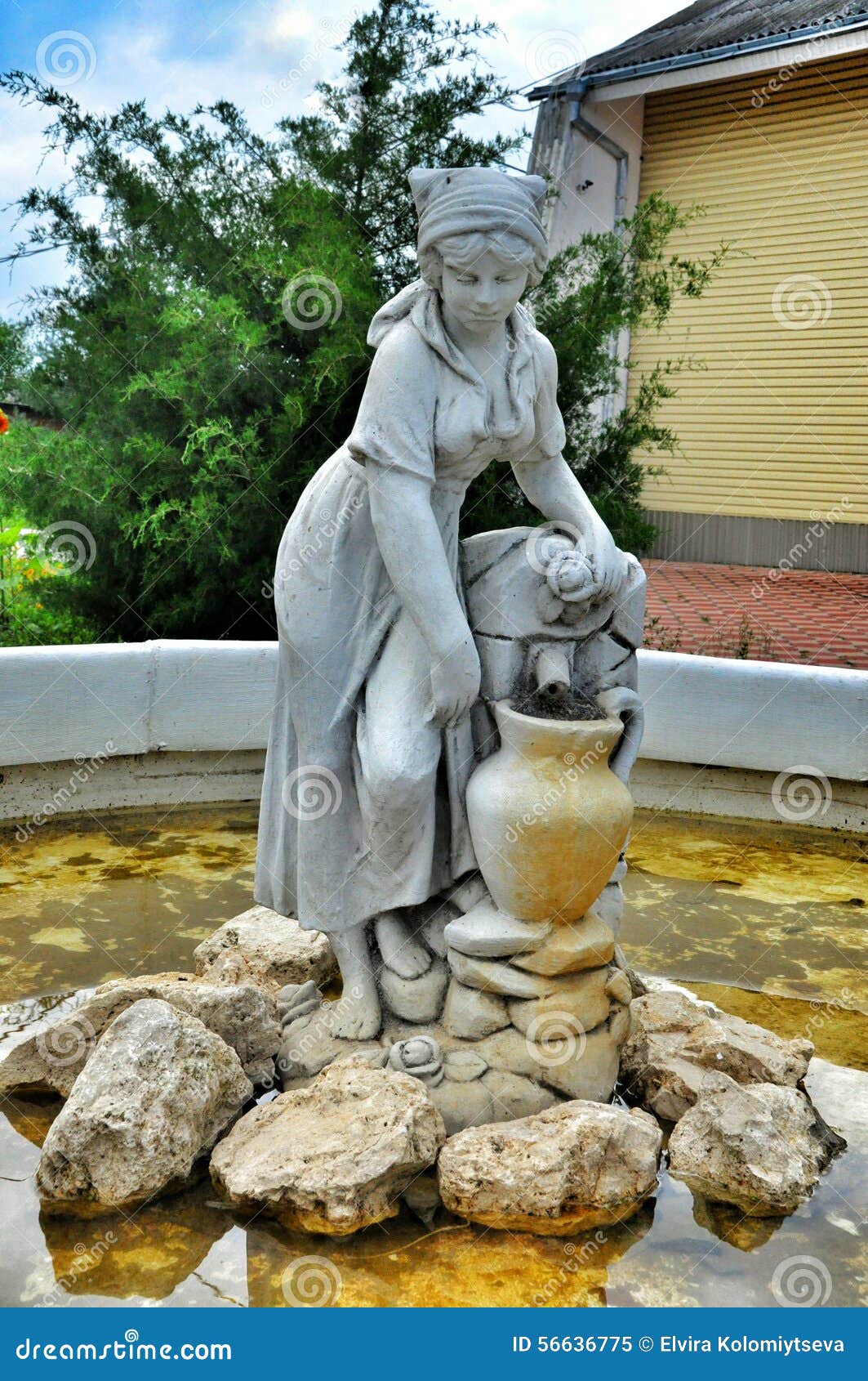 A Stone Sculpture of a Woman Stock Image - Image of female, artifact ...