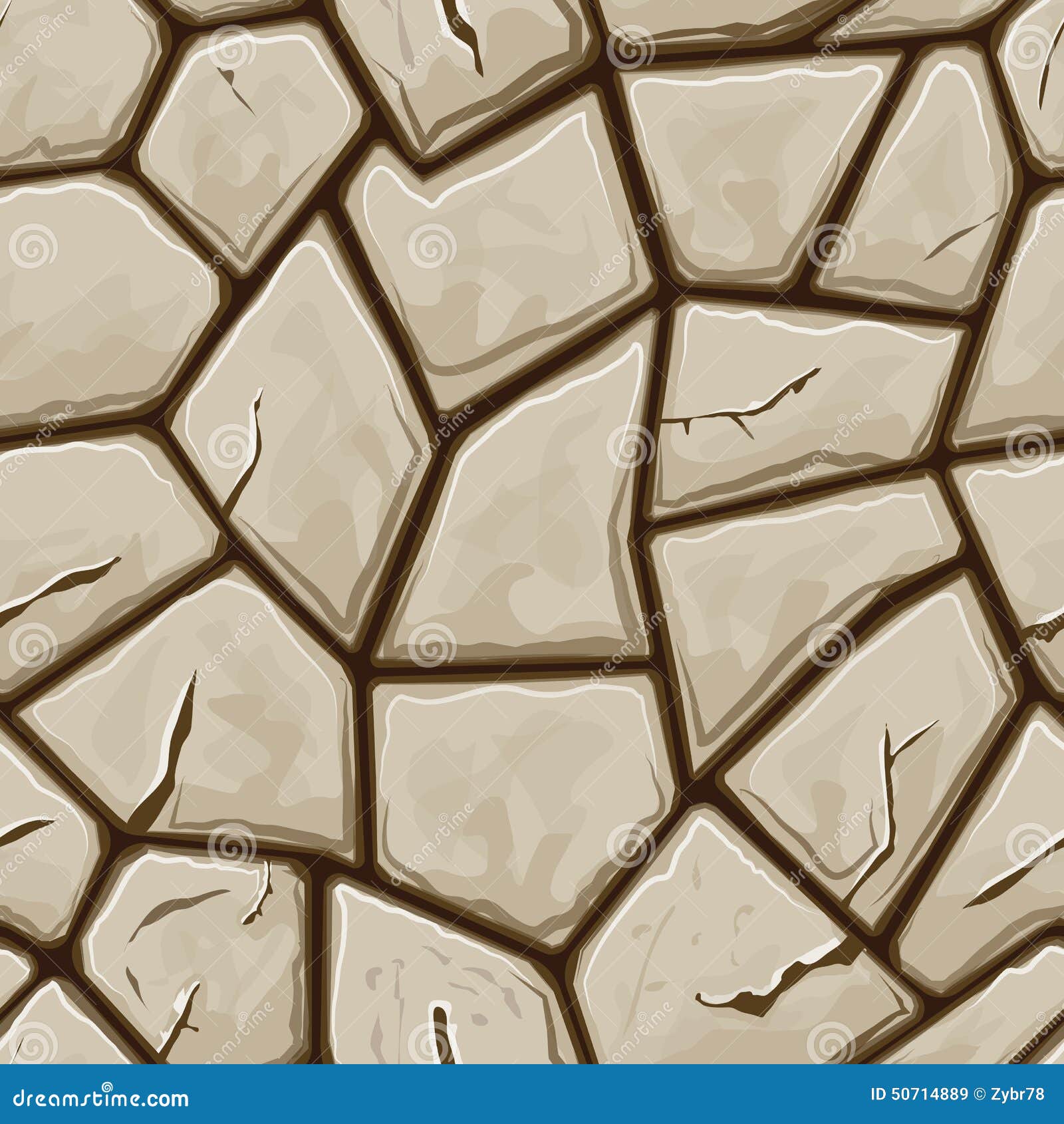 Stone seamless pattern stock vector. Illustration of background - 50714889