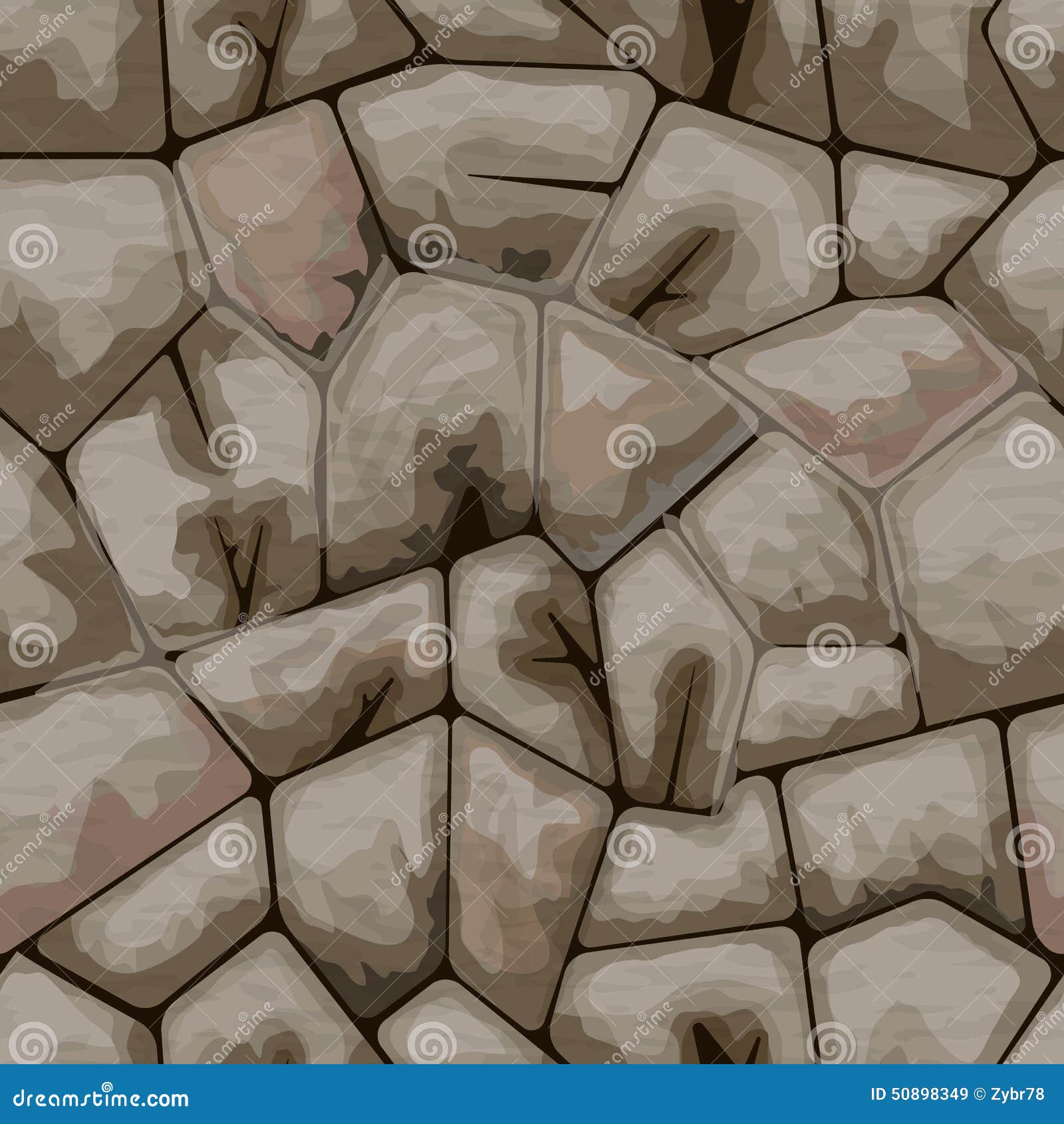 Stone seamless pattern stock vector. Illustration of material - 50898349