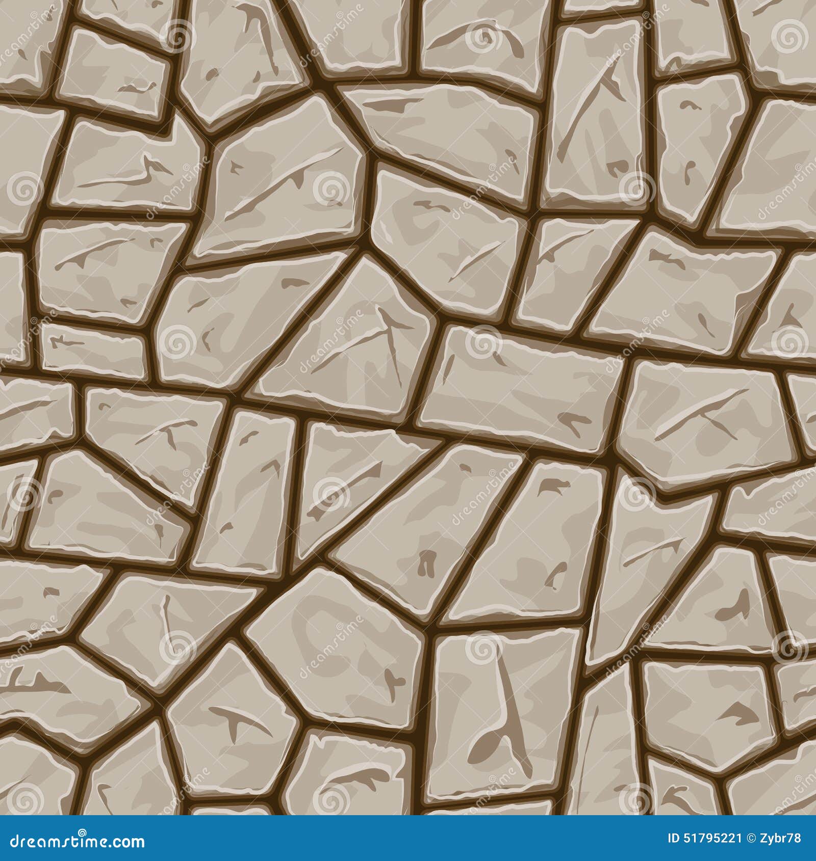 Stone seamless pattern stock vector. Illustration of background - 51795221