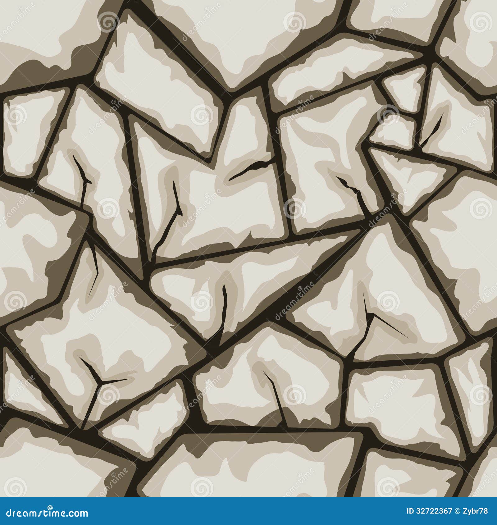 Stone seamless pattern stock vector. Illustration of house - 32722367