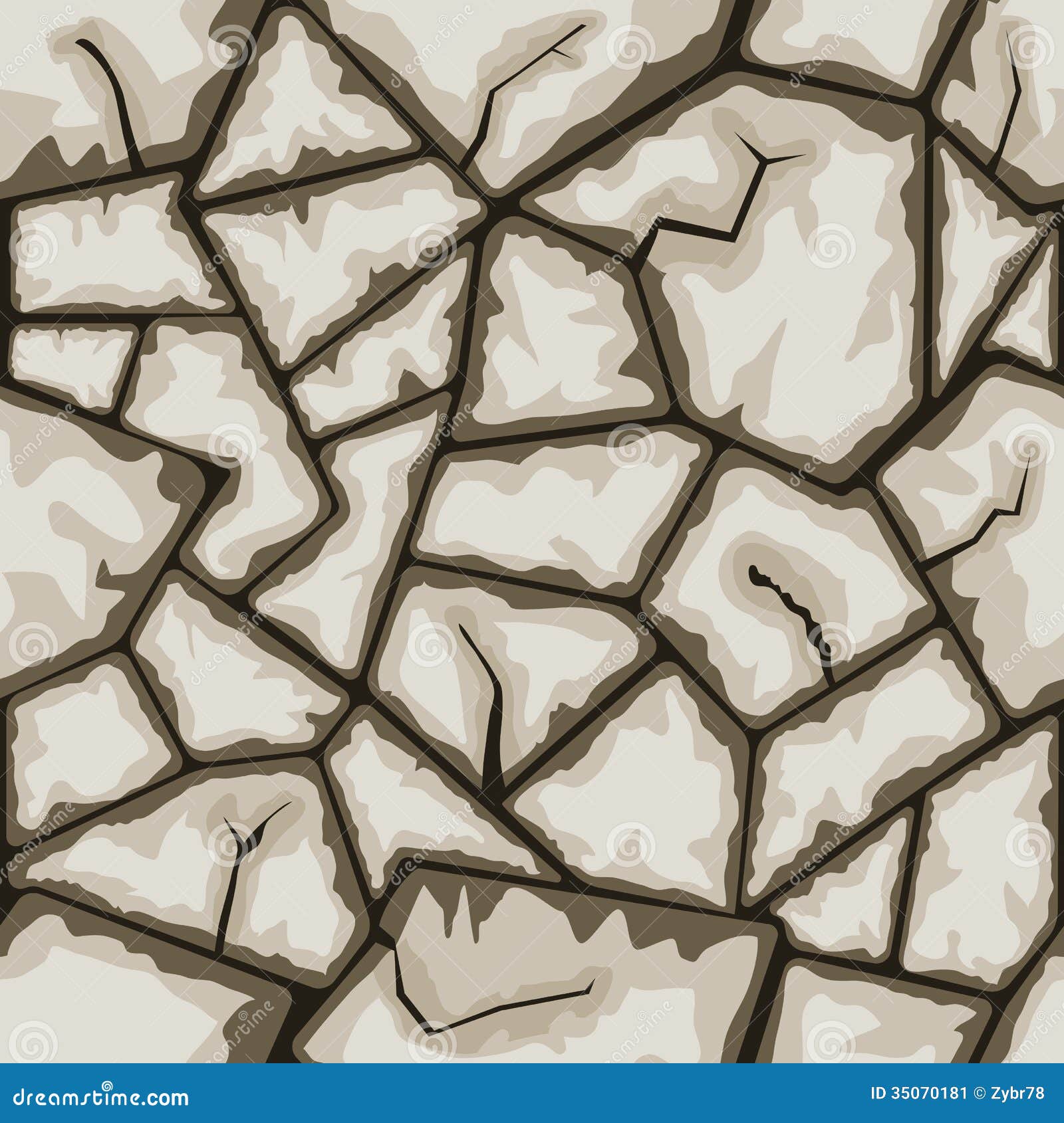 Stone seamless pattern stock vector. Illustration of rock - 35070181