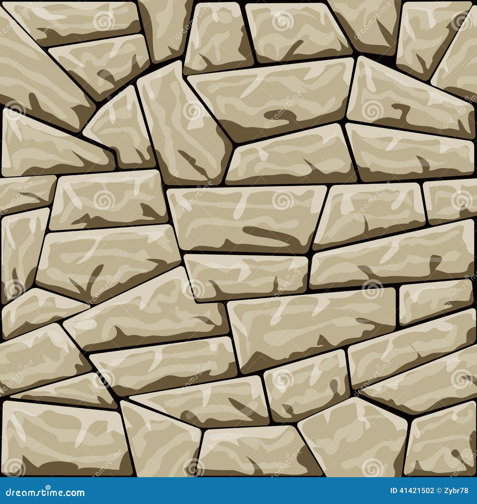 Stone seamless pattern stock vector. Illustration of brown - 41421502