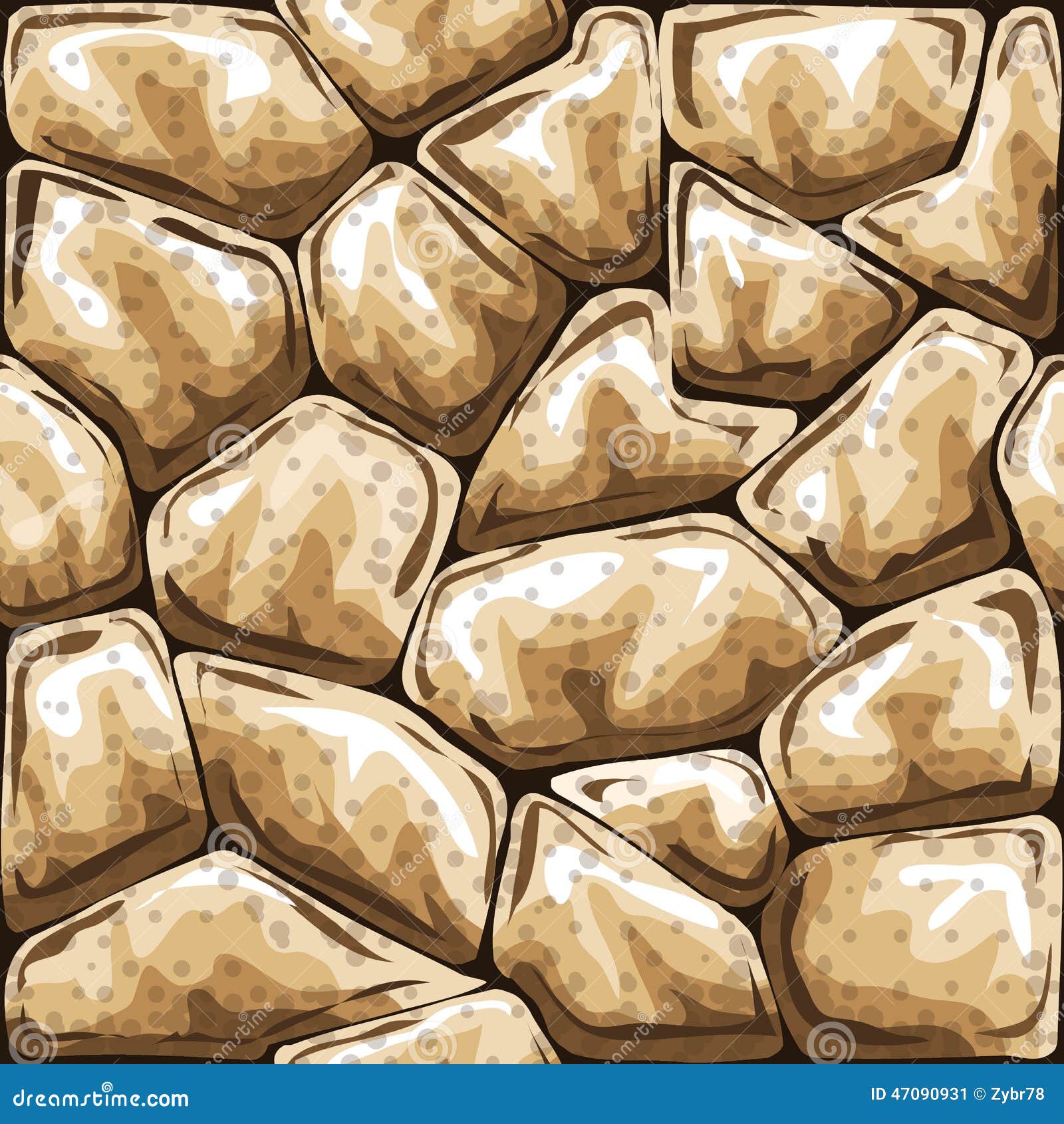 Stone seamless pattern stock vector. Illustration of metal - 47090931