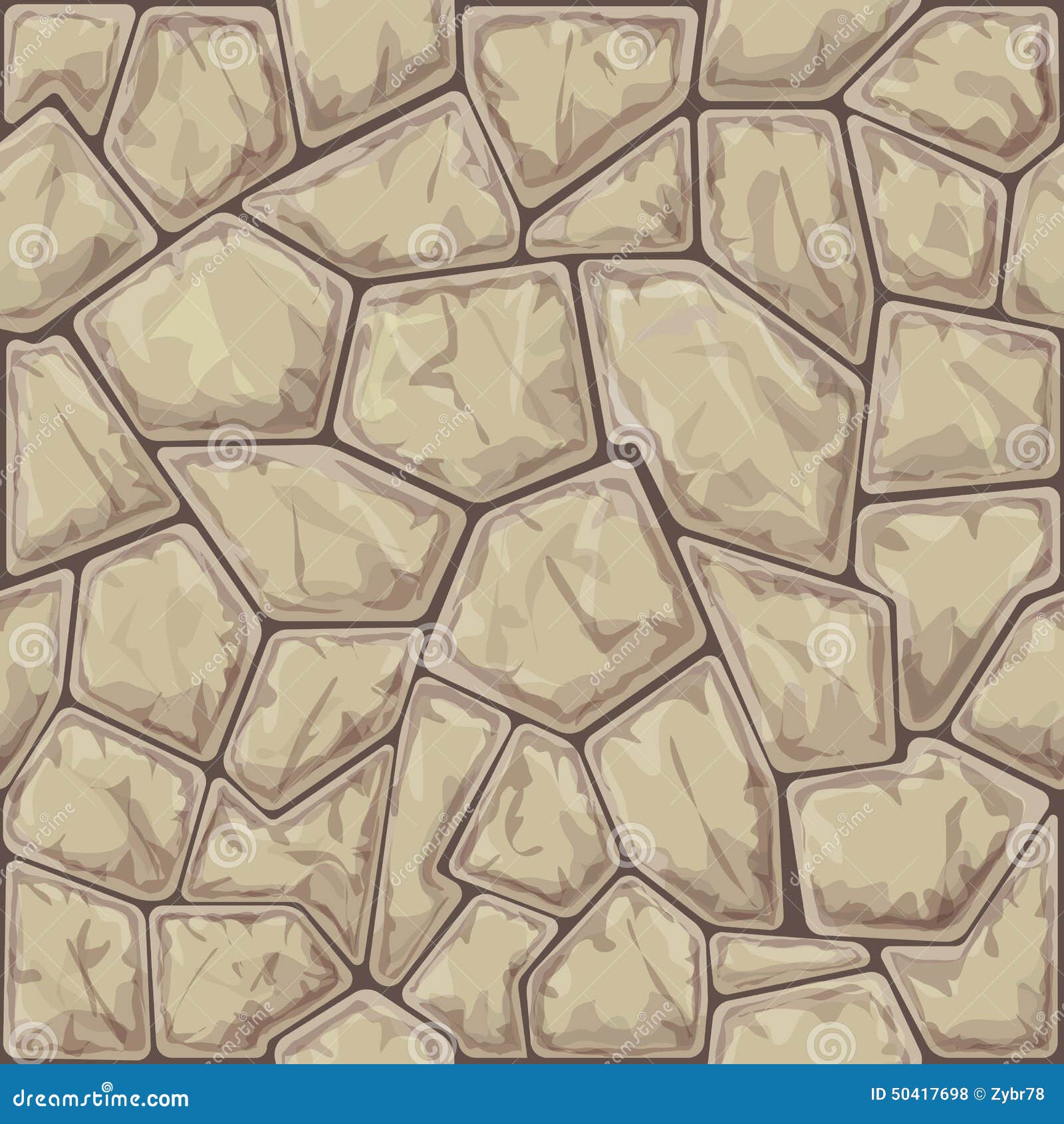 Stone seamless pattern stock vector. Illustration of tiled - 50417698