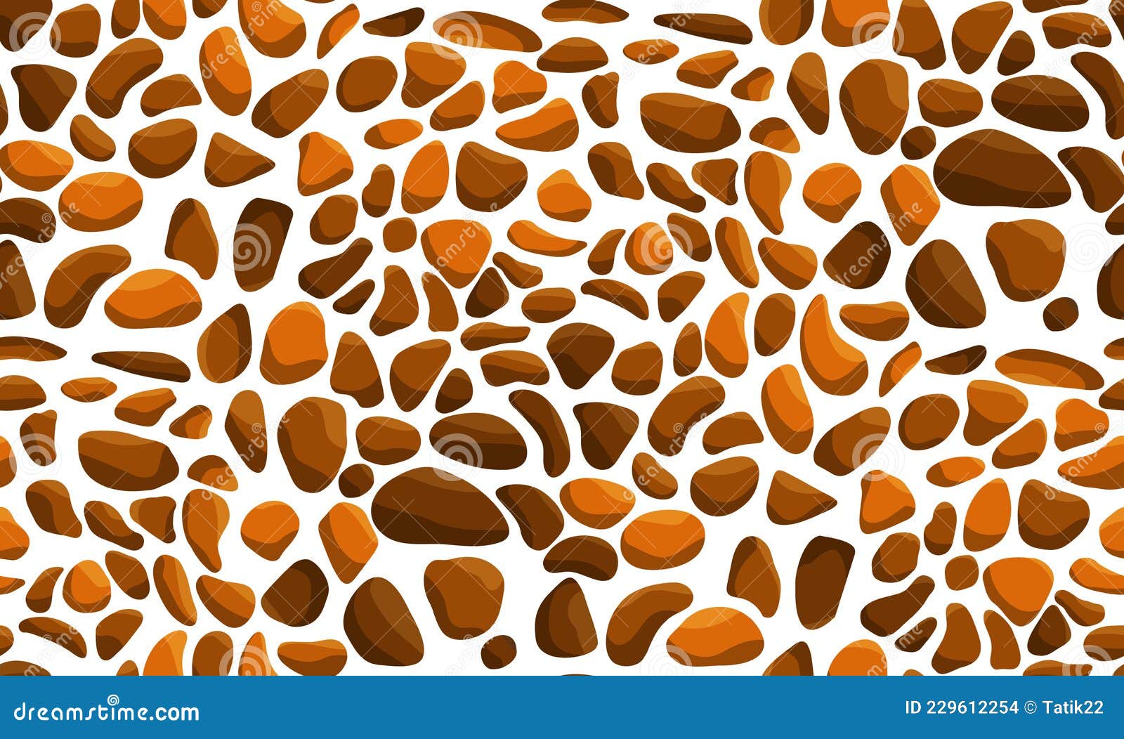 Stone Seamless Texture Background. Pebbles Seamless Pattern on ...