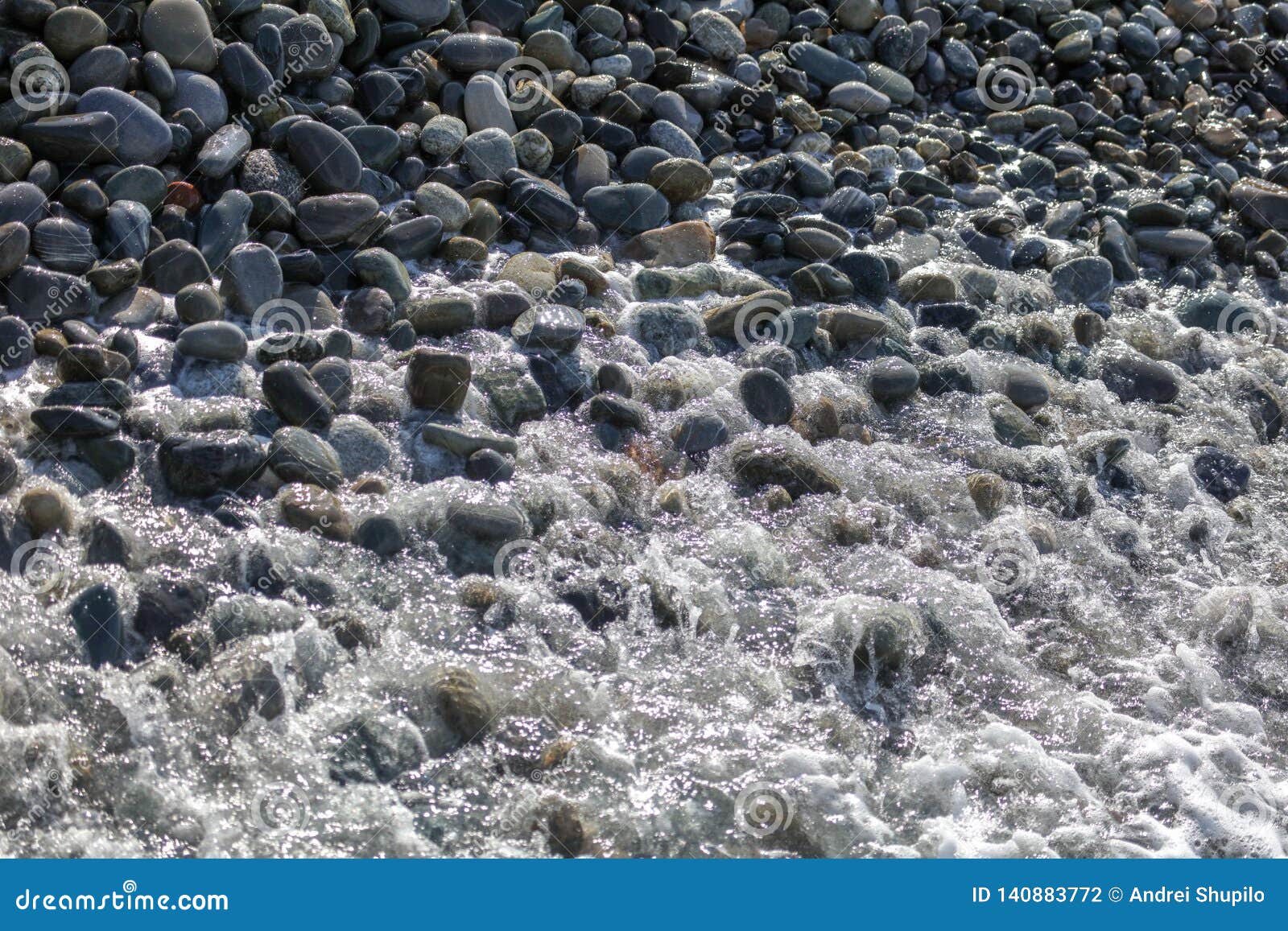Stone Seashore As Abstract Background Stock Photo - Image of beach ...