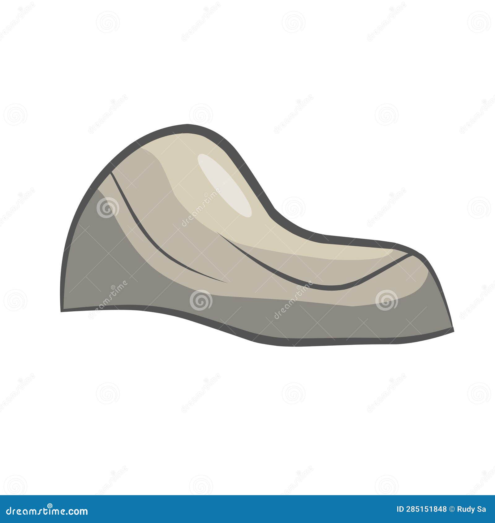 Stone Shape Art Vector Illustration Stock Illustration - Illustration ...