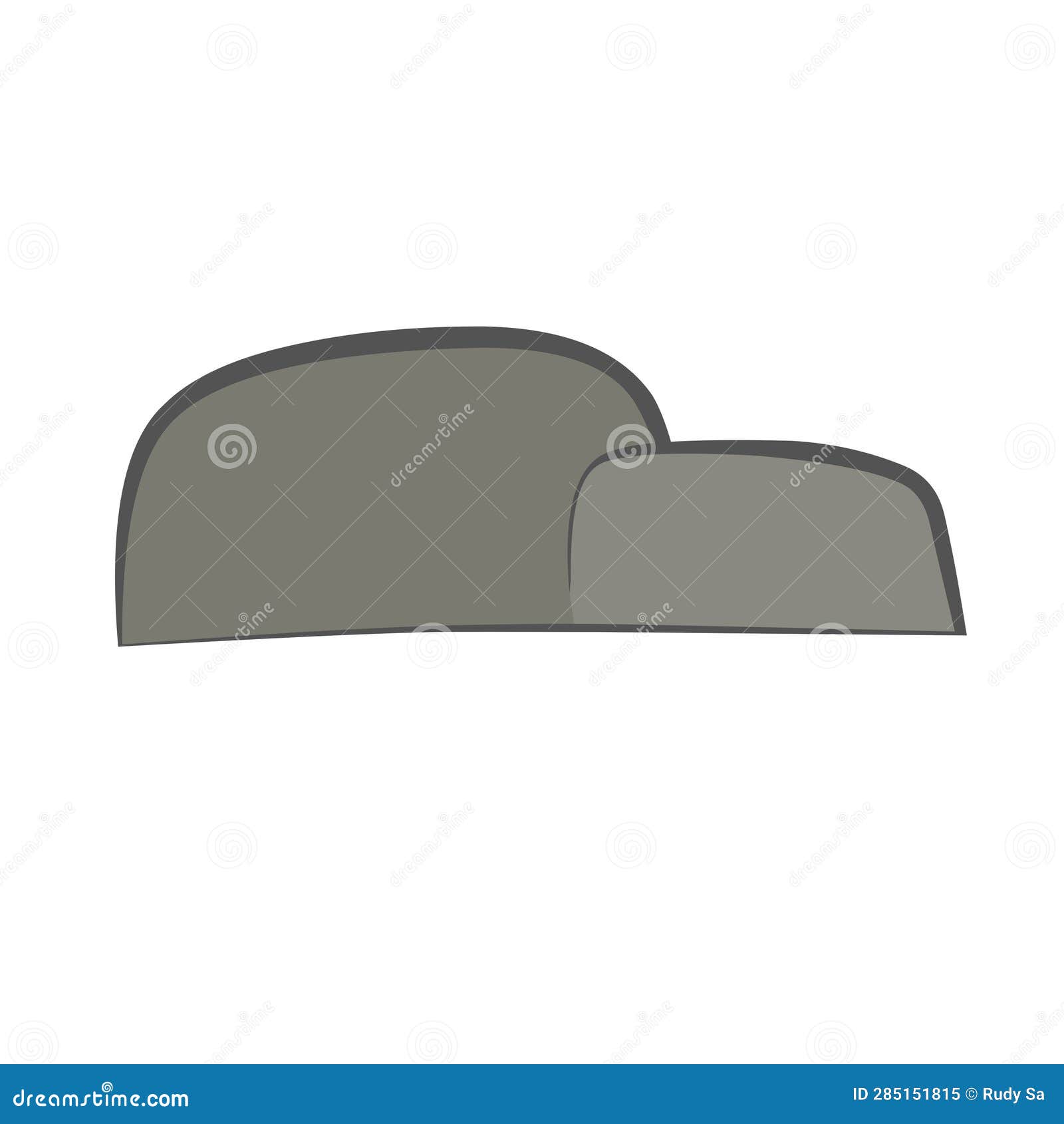 Stone Shape Vector Illustration Stock Illustration - Illustration of ...