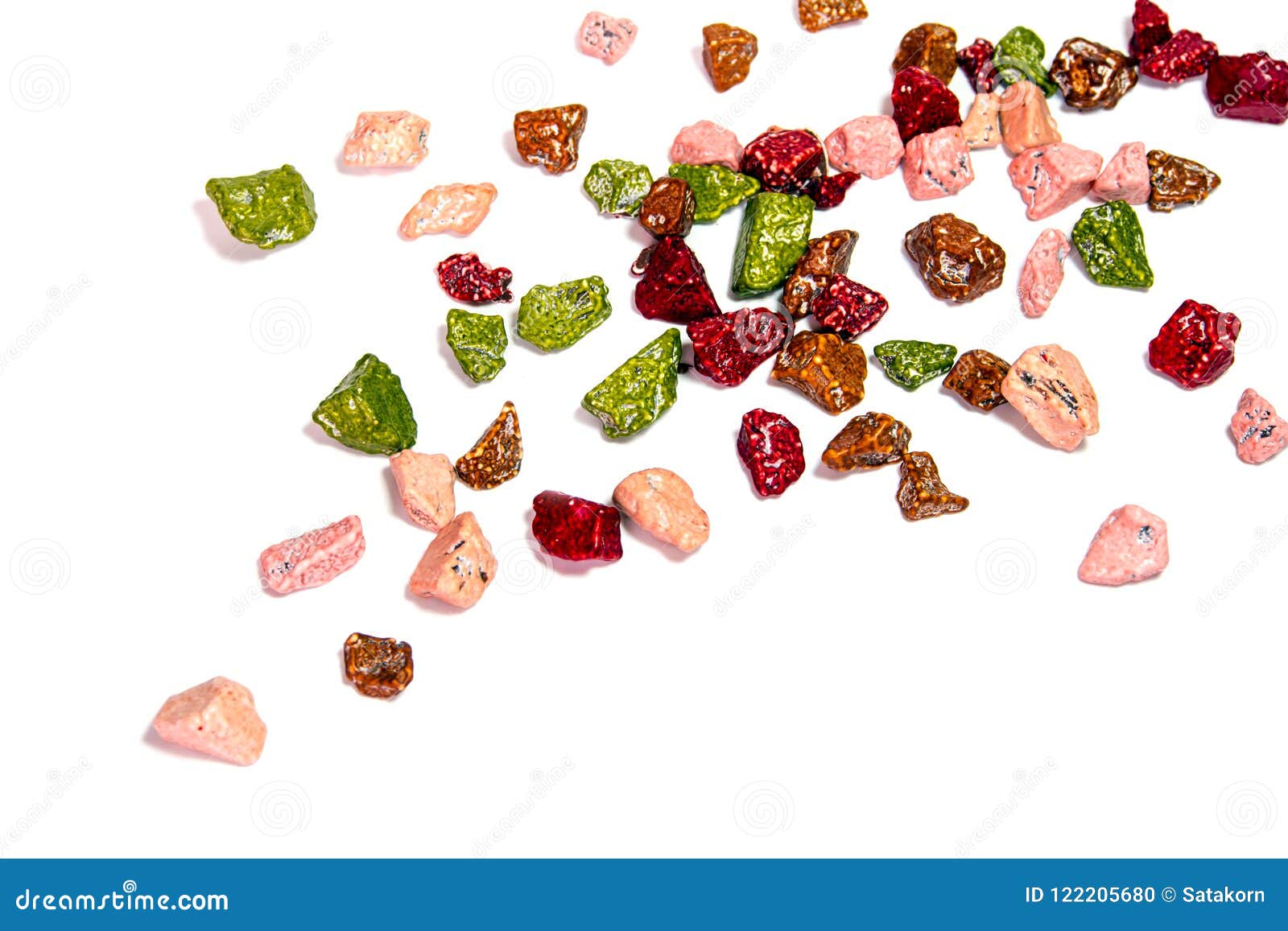 The Stone Shaped Sugar Coated Chocolate Candy Stock Photo - Image of ...