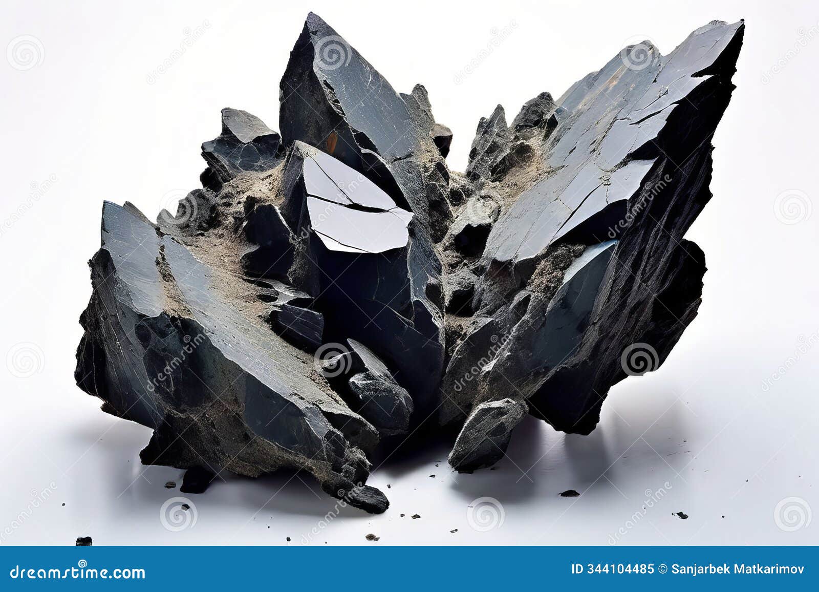 Stone Shard Splattera Splatter That Forms A Mass Of Shattered St ...