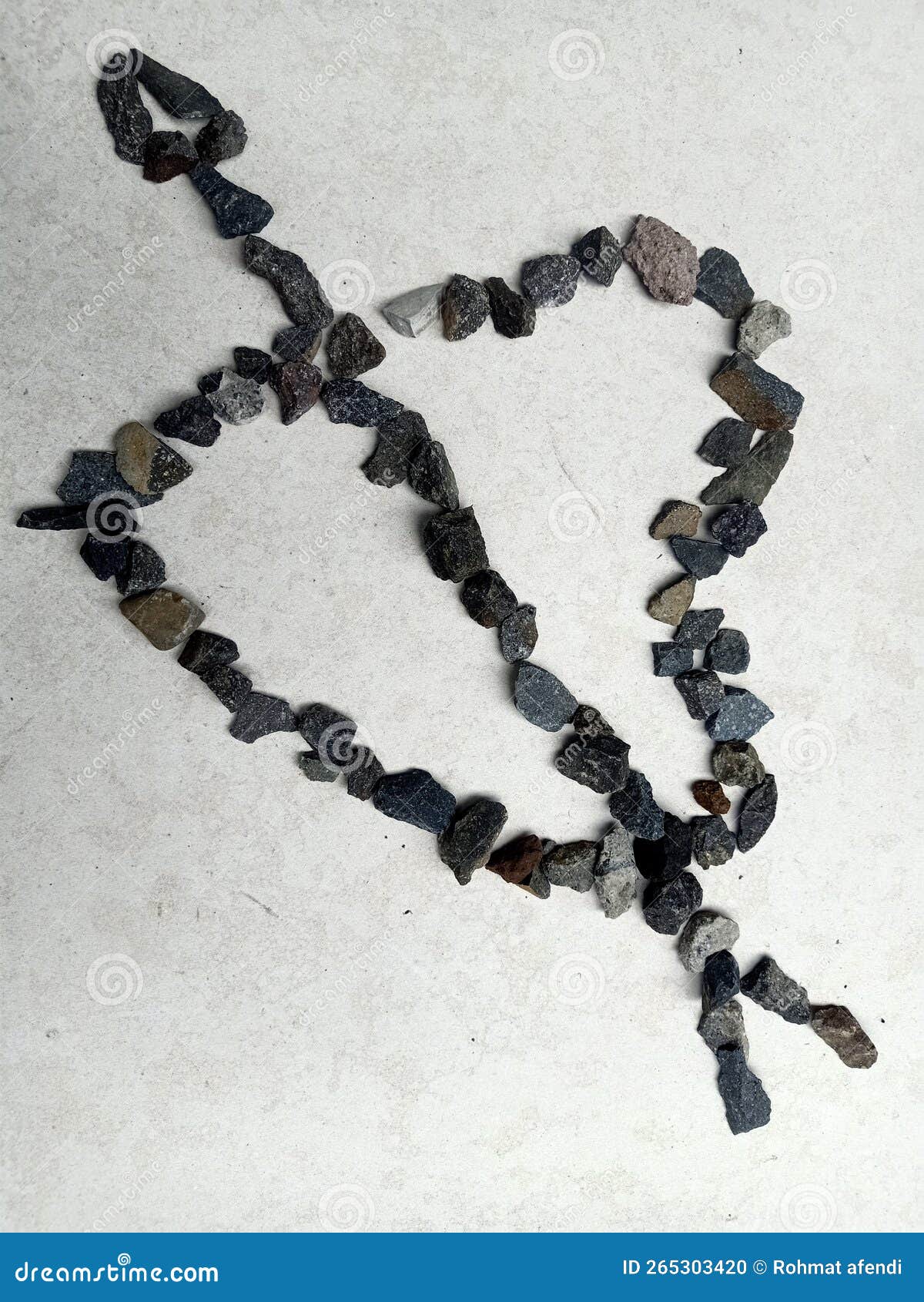 Stone Shards are Arranged a Heart Symbol of Love Stock Photo - Image of ...