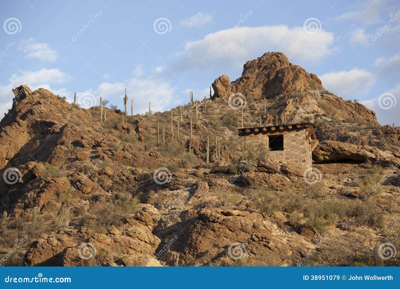 Stone Shelter in the Desert Stock Image - Image of sonoran, land: 38951079