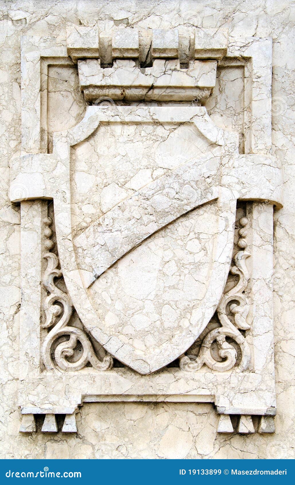 Stone Shield Royalty Free Stock Images - Image: 19133899