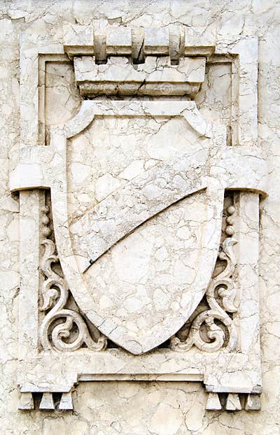 Stone shield stock image. Image of stonework, design - 19133899