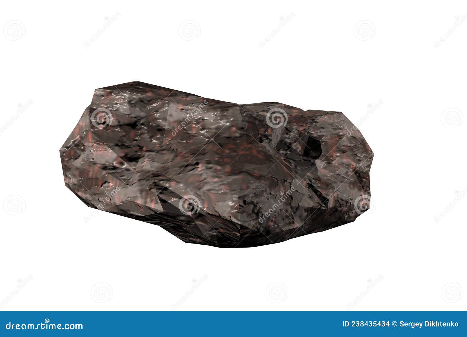 Stone Shiny Pink Texture White Background 3d Rendering Stock ...