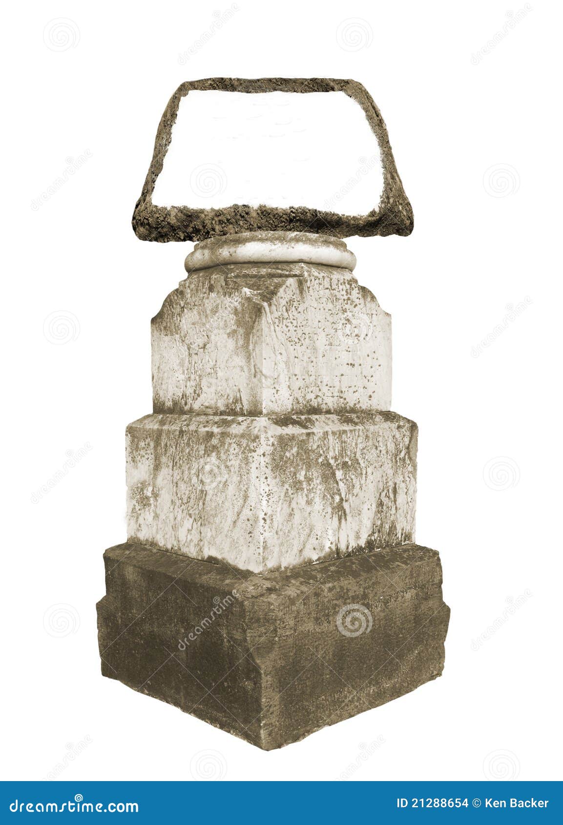 Stone Sign stock photo. Image of worn, stacked, message - 21288654