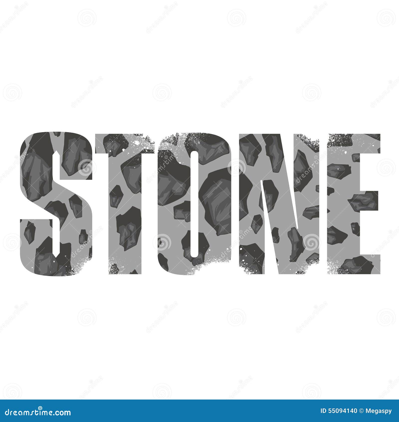 Stone sign stock vector. Illustration of element, stone - 55094140
