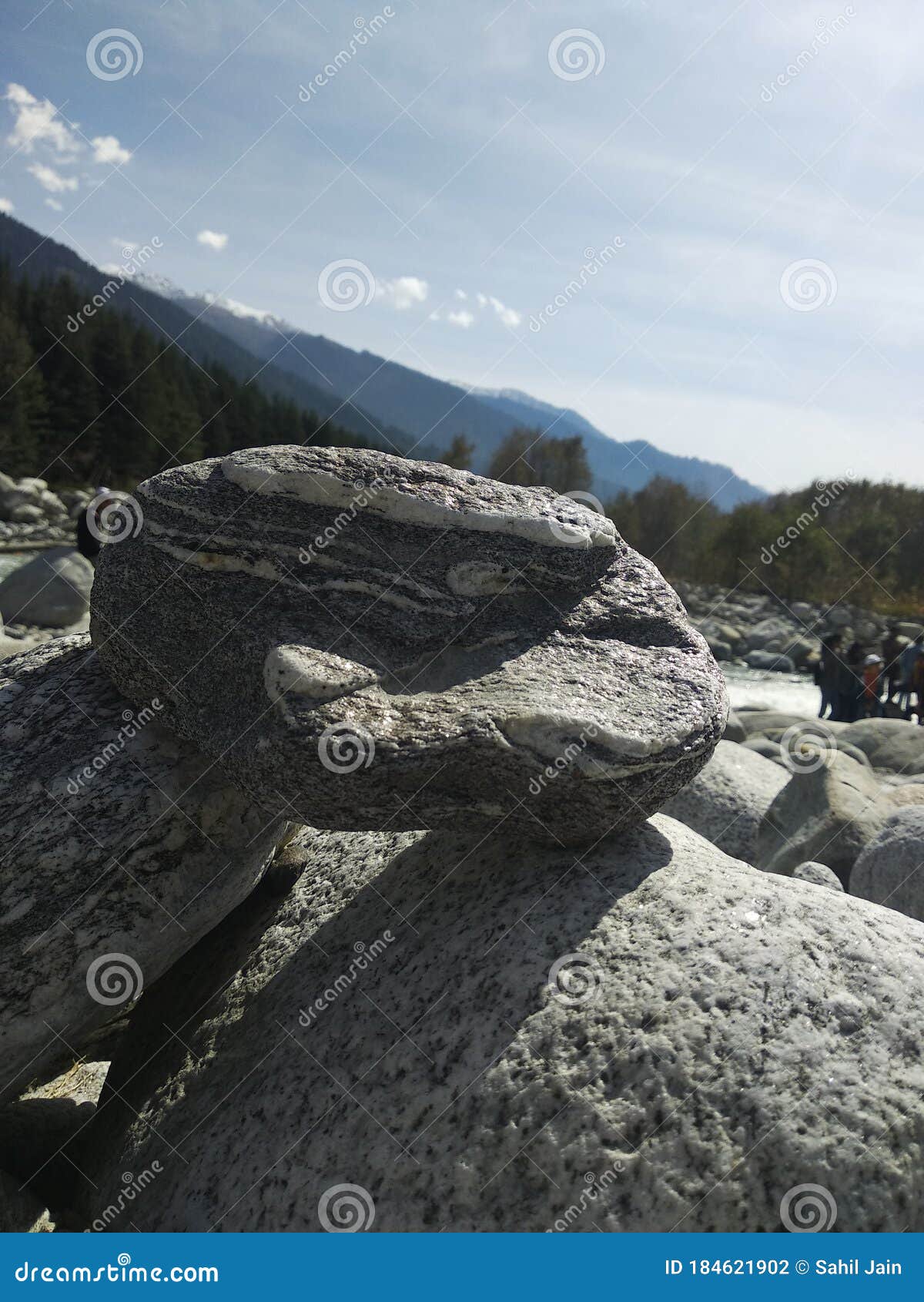 Stone and sky stock photo. Image of formation, stone - 184621902