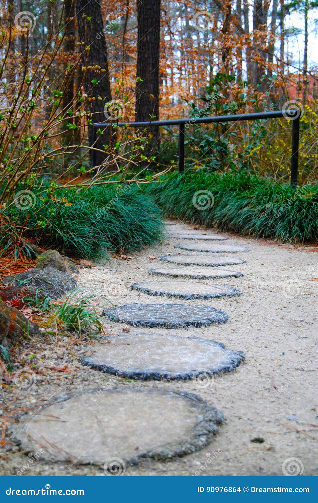 Stone Slab Walkway stock photo. Image of hike, dirt, public - 90976864