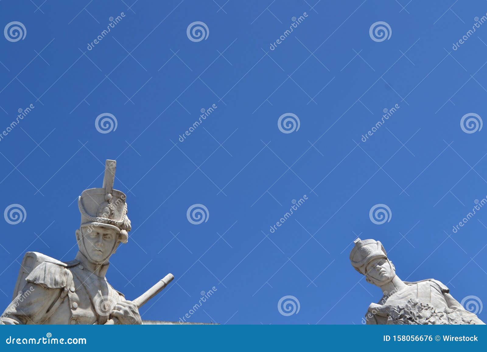 Stone Soldiers stock photo. Image of argentina, look - 158056676