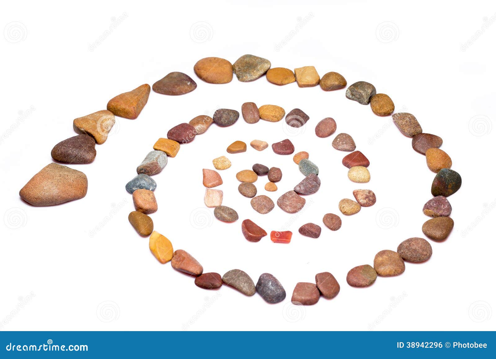Stone Spiral stock photo. Image of calm, beach, spiral - 38942296