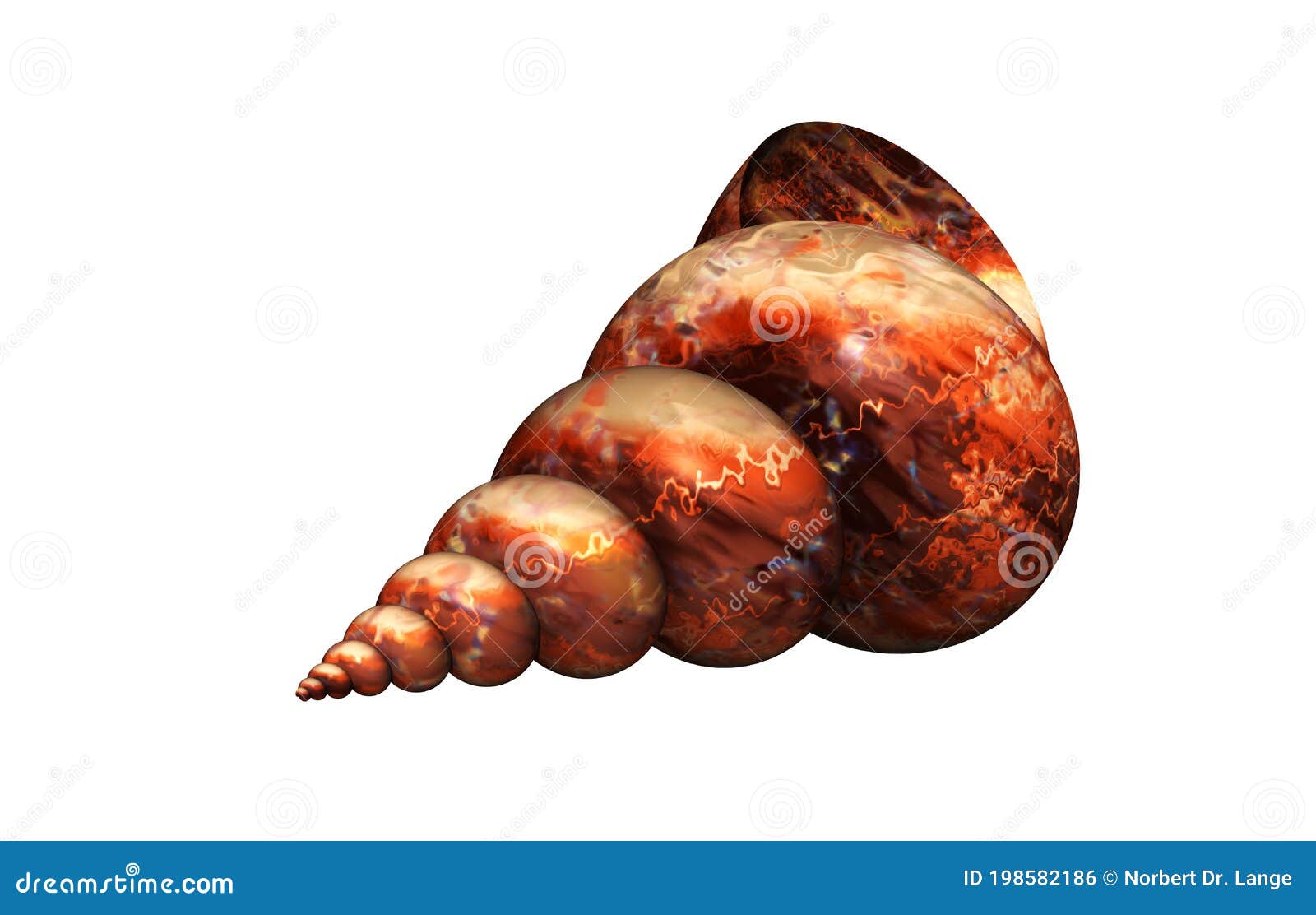 Stone spiral snail shells stock illustration. Illustration of graphics ...