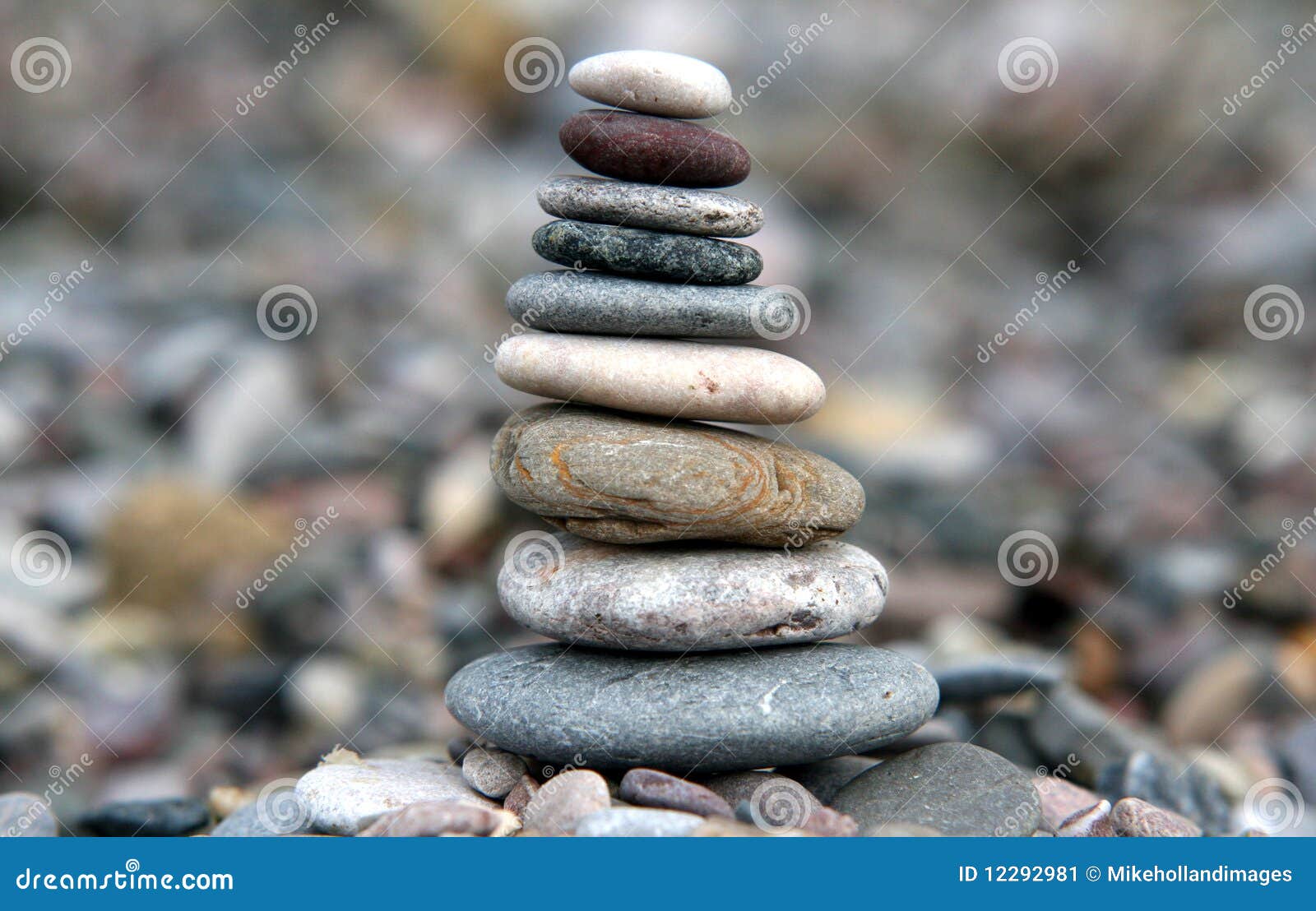Stone stack stock image. Image of stack, tower, stones - 12292981