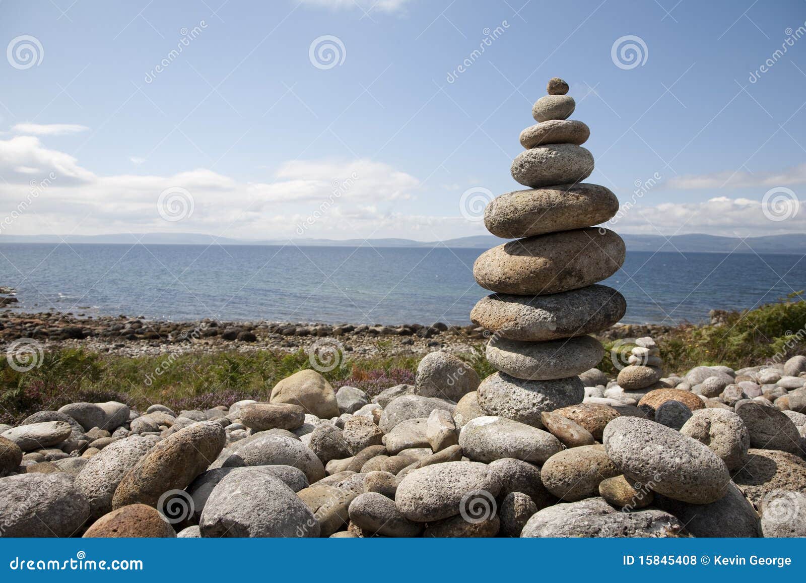 Stone Stack stock photo. Image of drumadoom, environment - 15845408