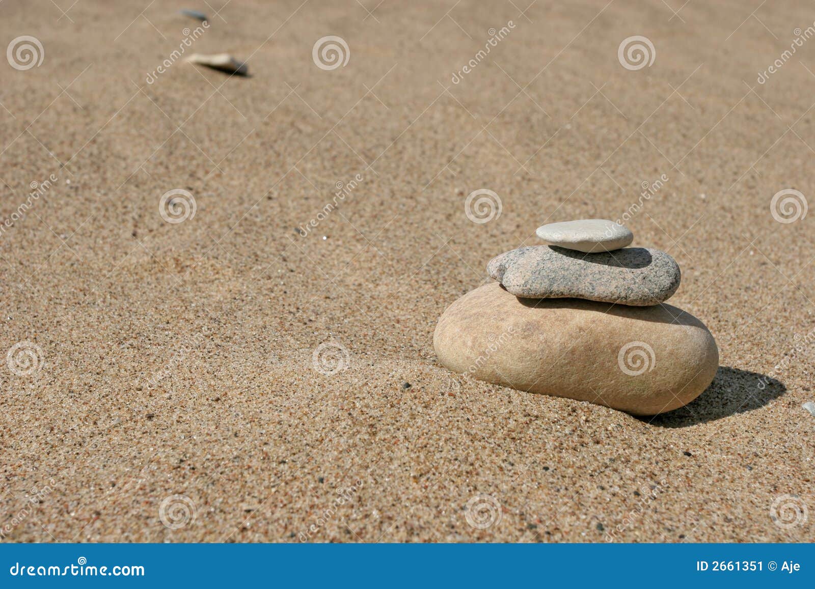 Stone stack stock image. Image of ideas, three, horizontal - 2661351